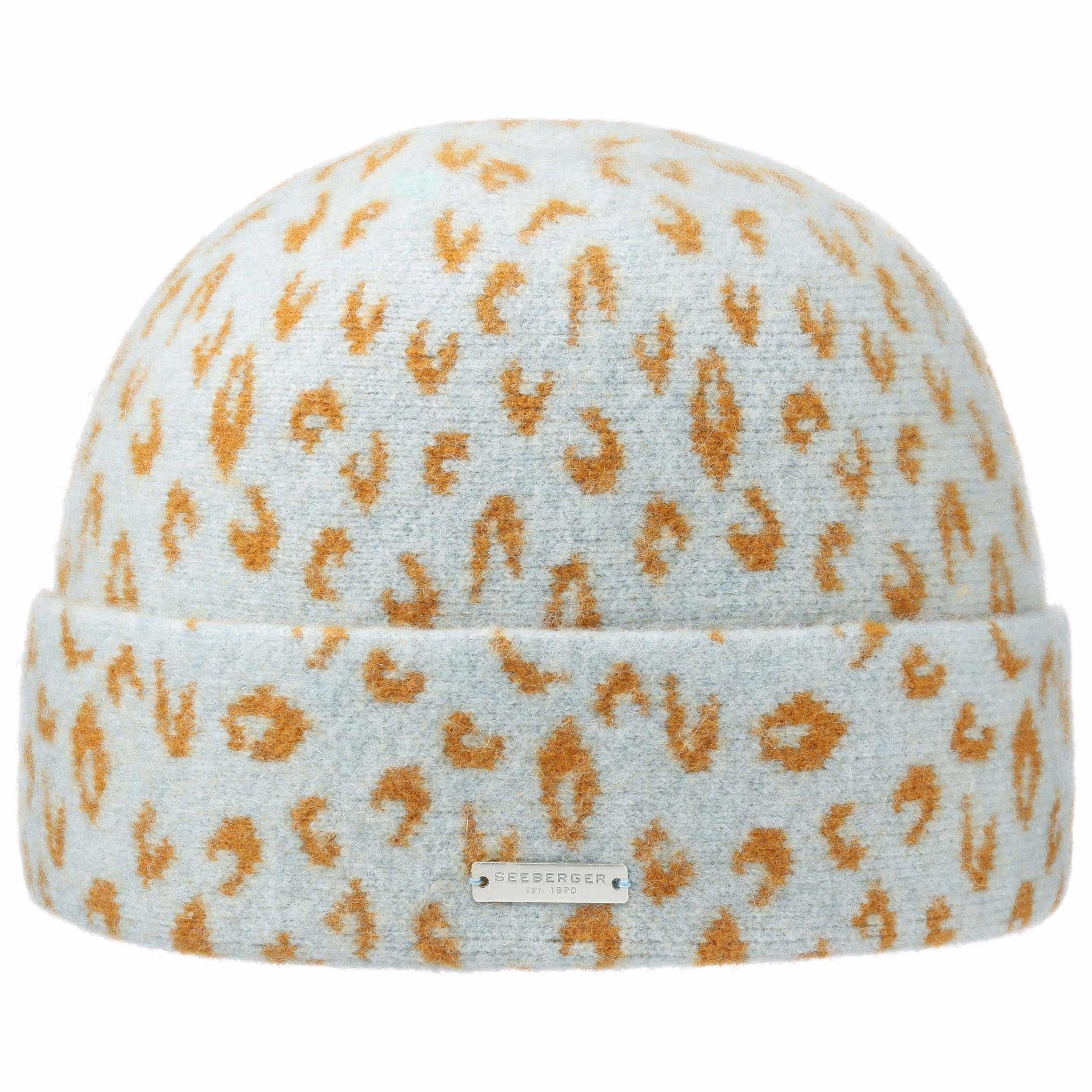 Muts van Gevilte Wol Luipaard Motief by Seeberger - € 29,95