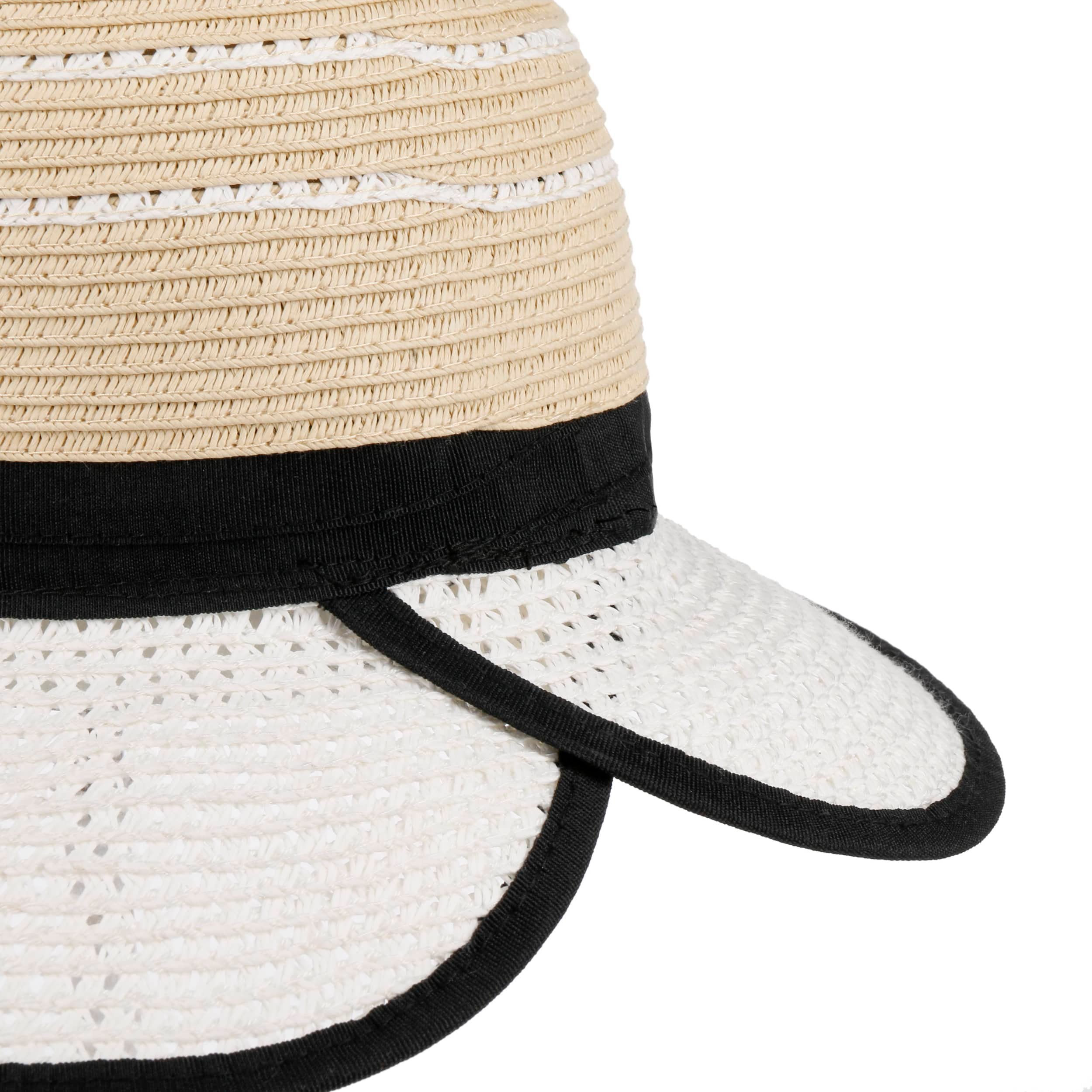 Braided Mix Hoed met Schuine Rand by Seeberger - € 49,95