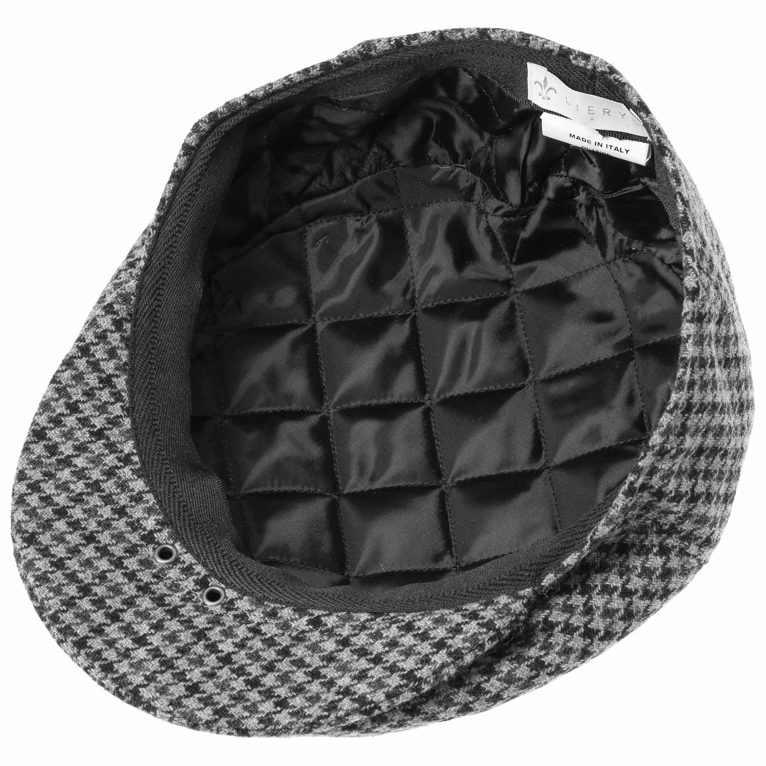 Britain Houndstooth Flat Cap by Lierys - € 49,95