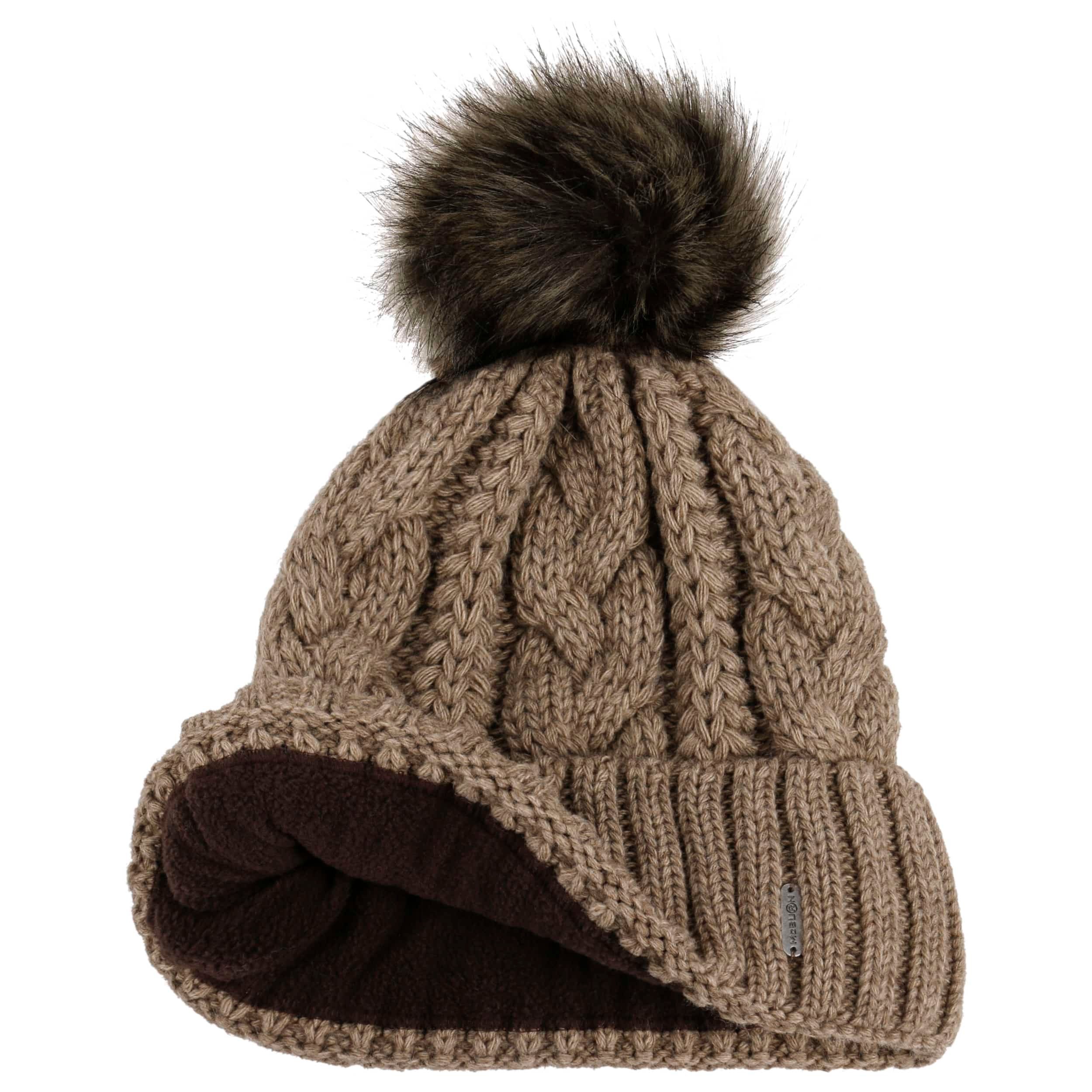 Cable Knit Muts met Omslag by McBURN - € 59,95