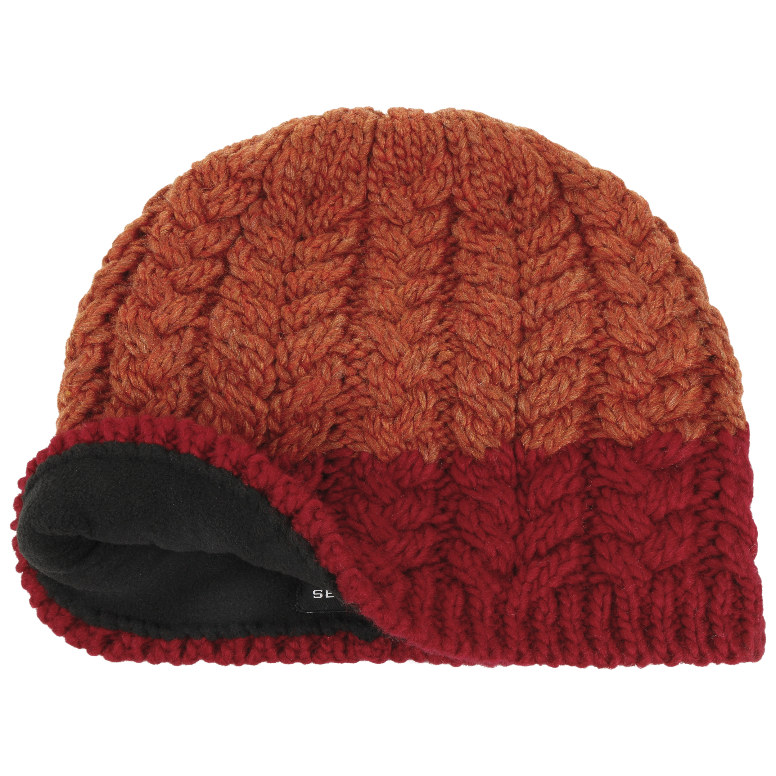 Cavena Twotone Gebreide Muts by Seeberger - € 24,95