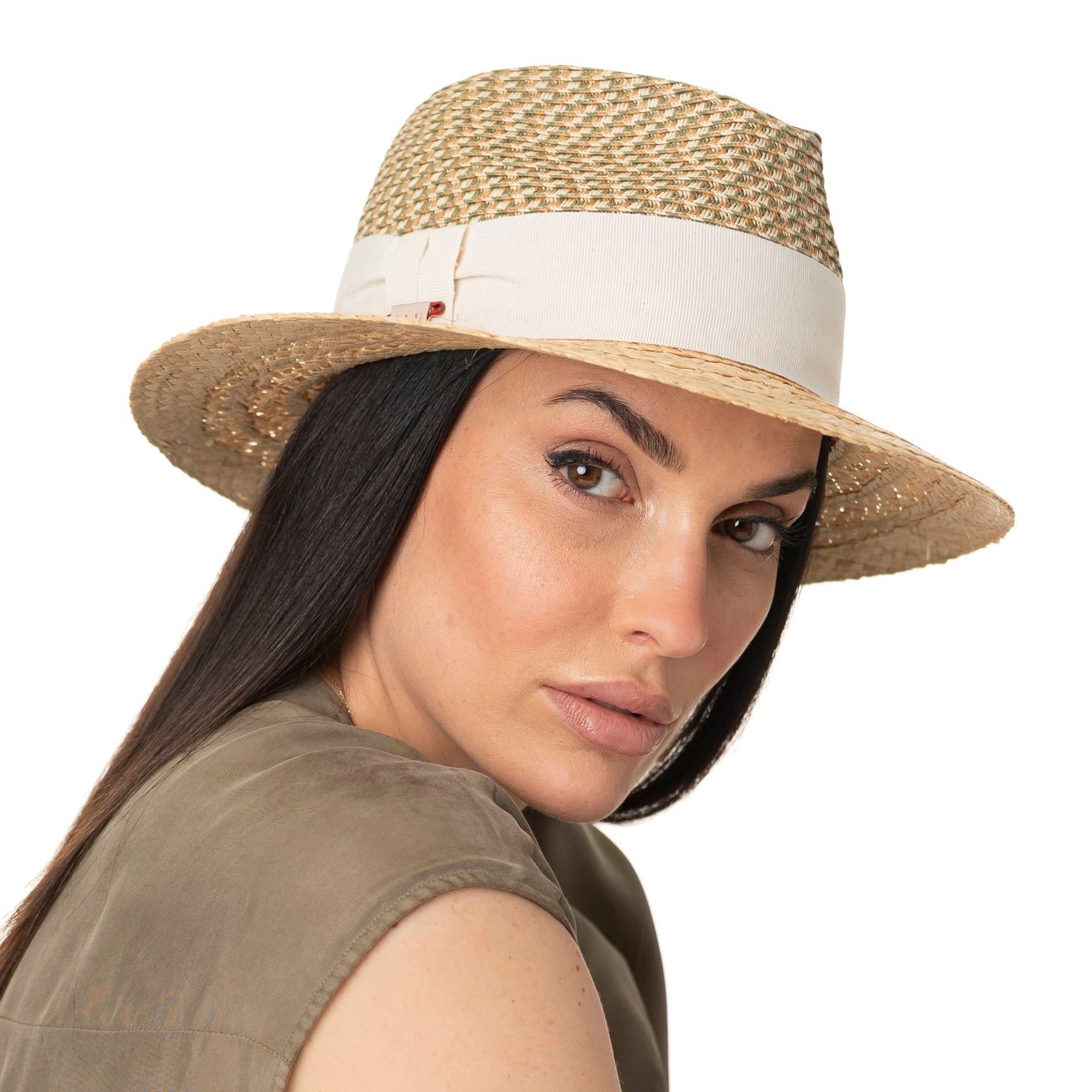 Contrast Band Strohoed by bedacht - € 69,95