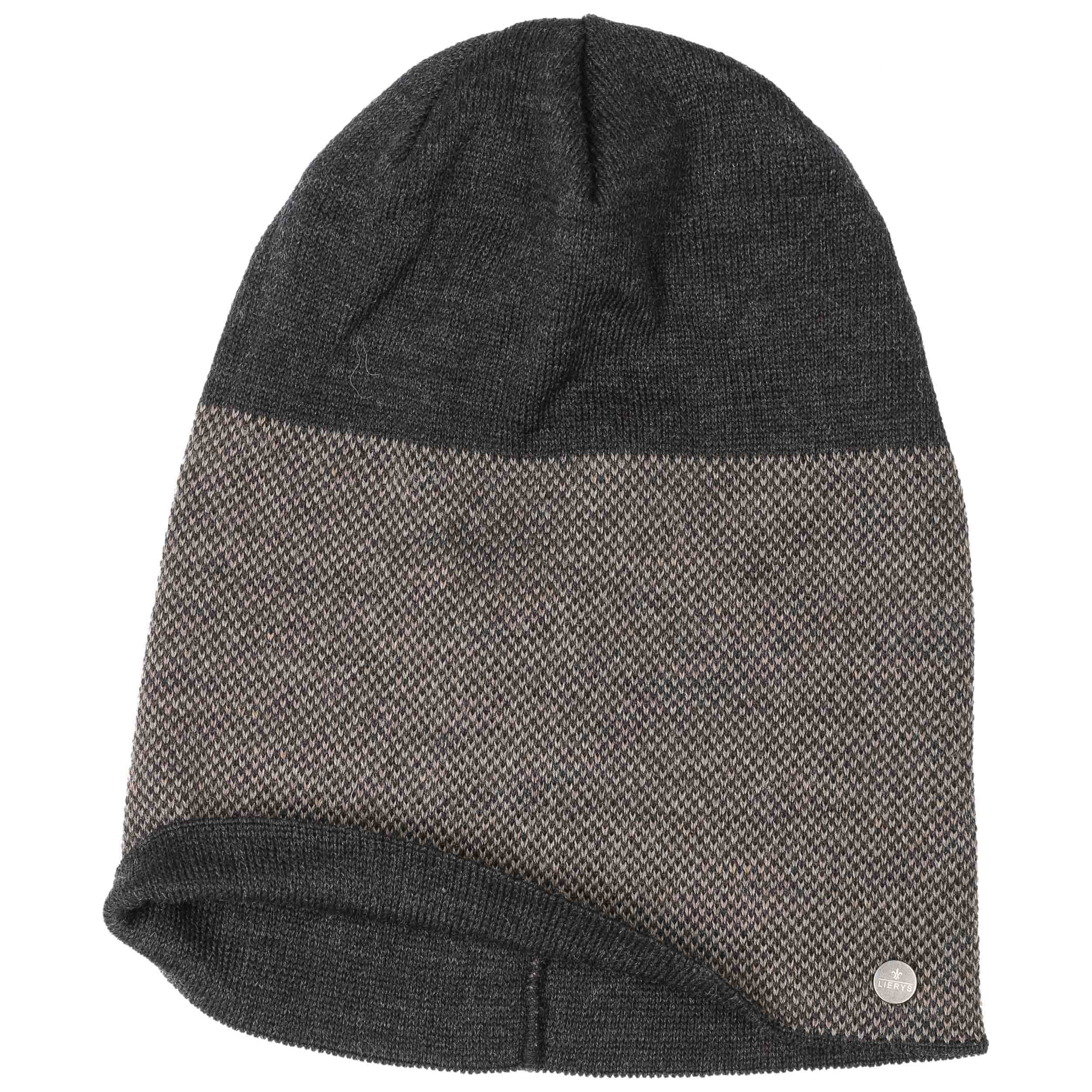 Fine Merino Twotone Beanie Muts by Lierys - € 45,95