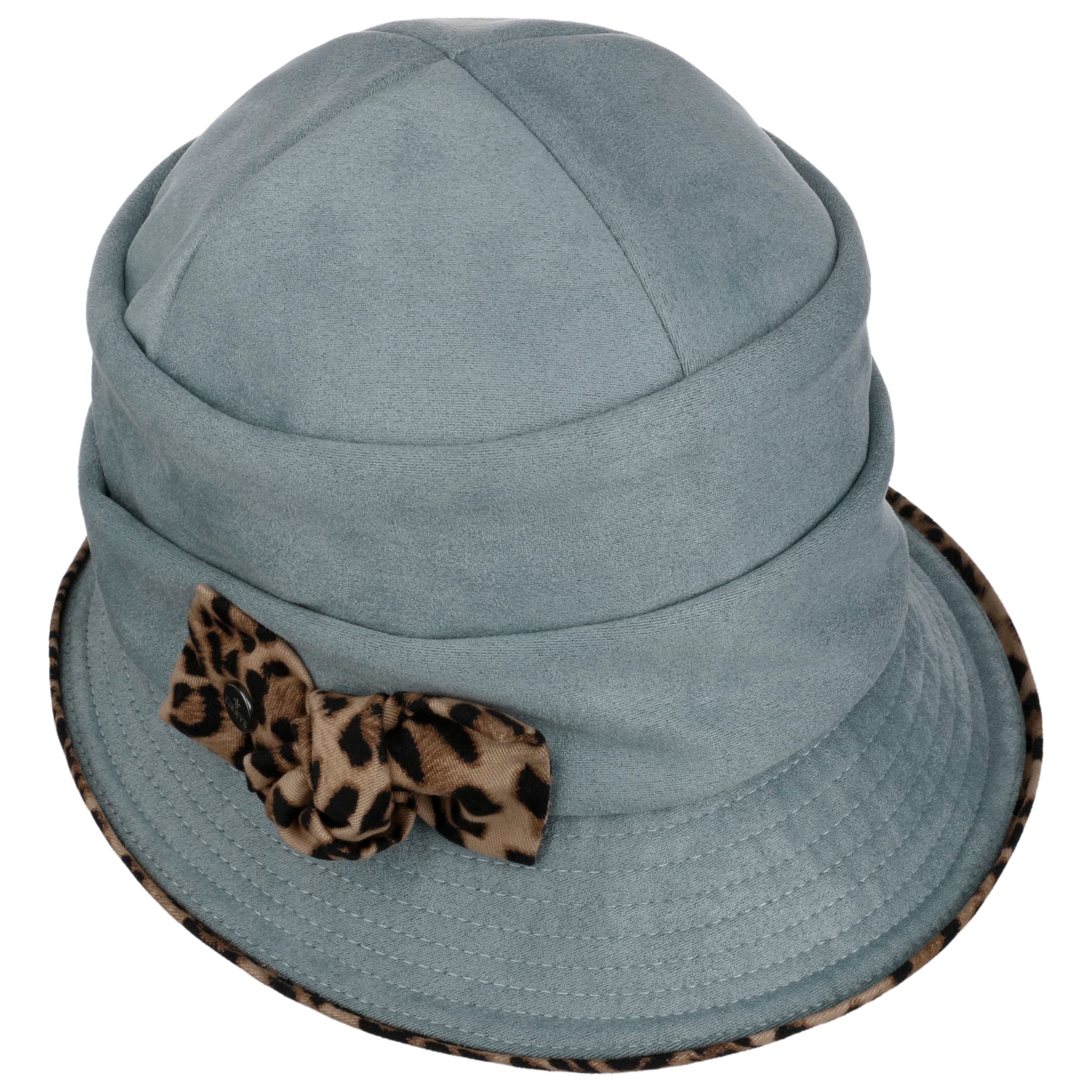 Fluwelen Hoed met Luipaard Strikje by Lierys - € 39,95
