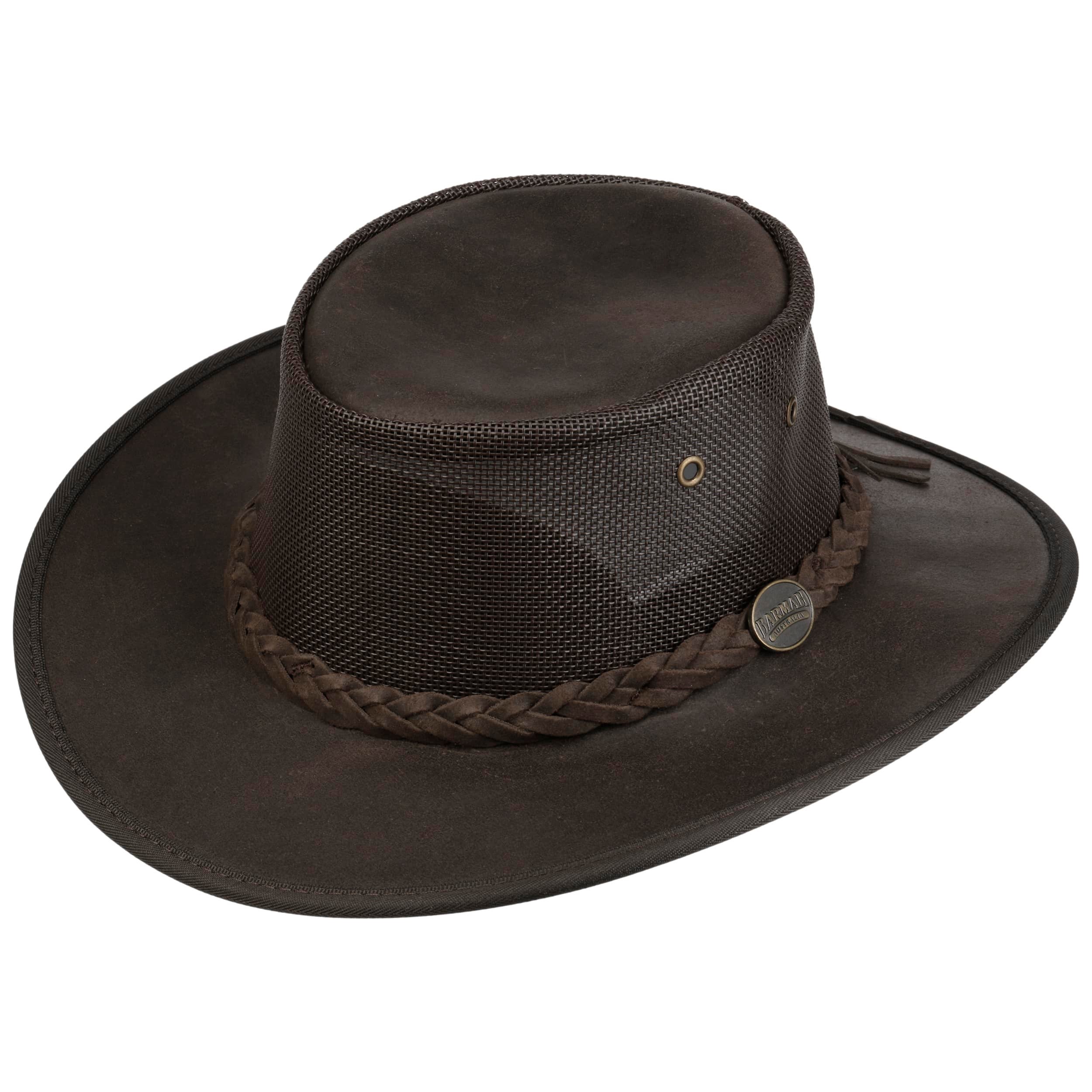 Foldaway Cooler Leren Hoed by Barmah - € 109,00