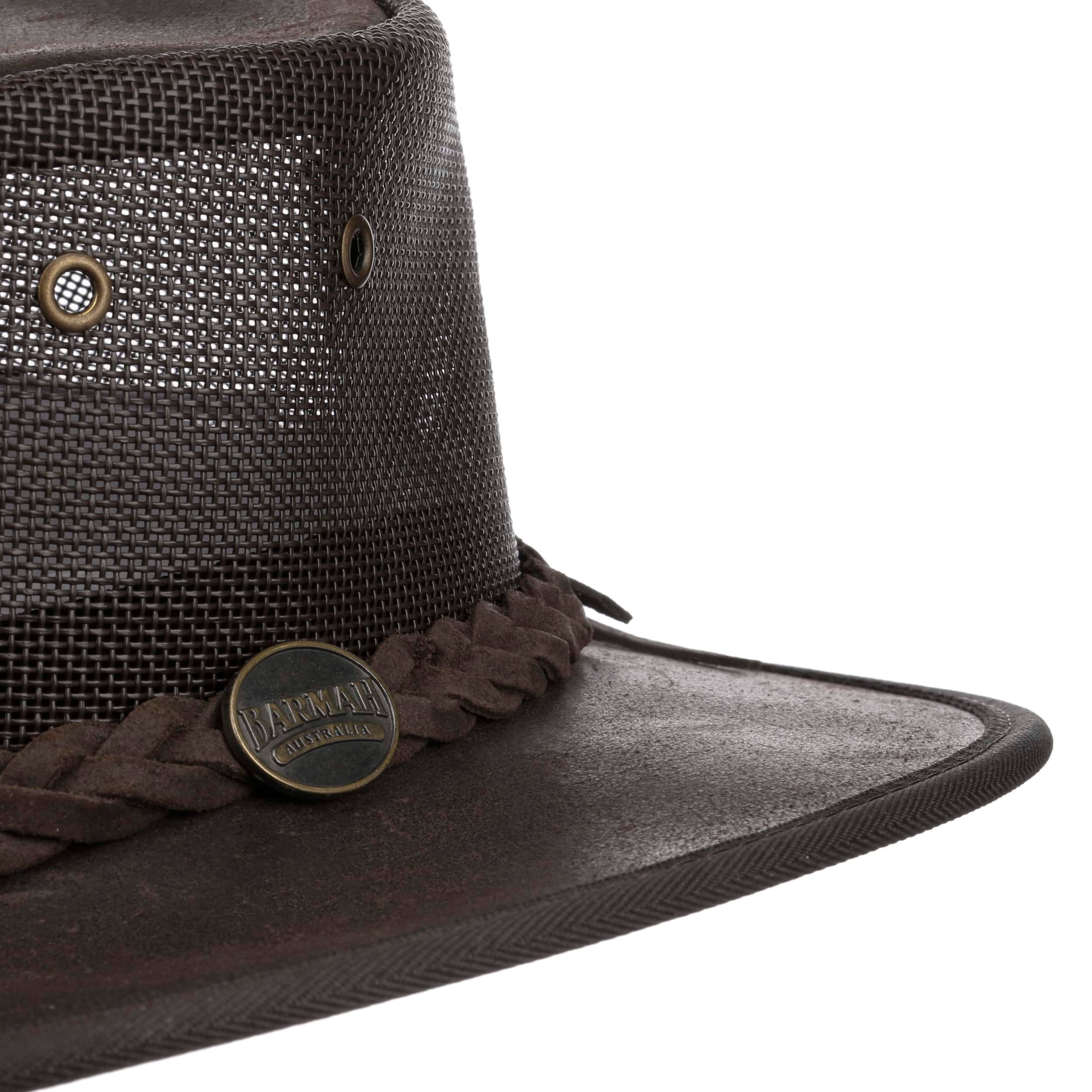 Foldaway Cooler Leren Hoed by Barmah - € 109,00