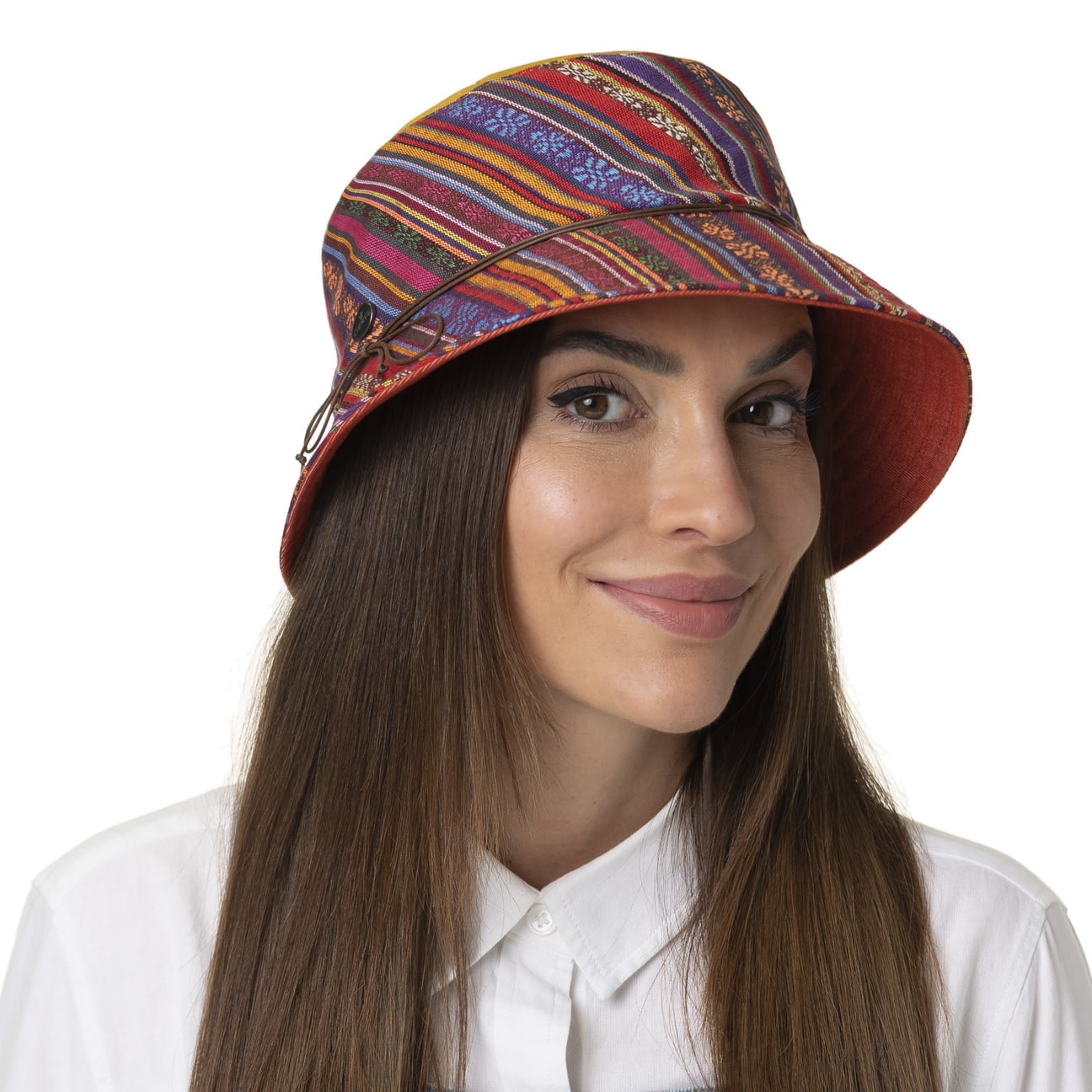 Fresh Stripes Bucket Stoffen Hoed by Lierys - € 79,95