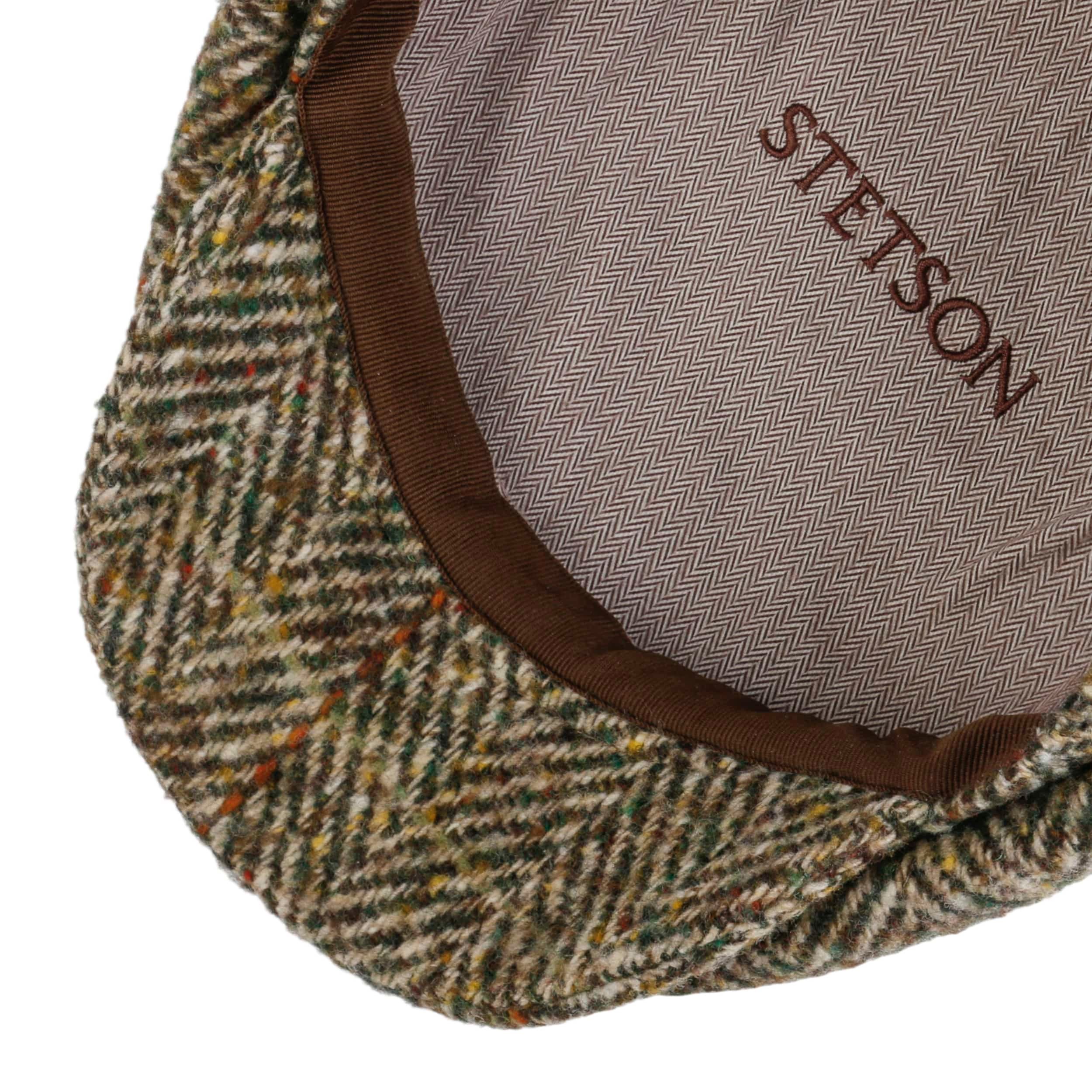 Hatteras Herringbone Flat Cap by Stetson - € 129,00