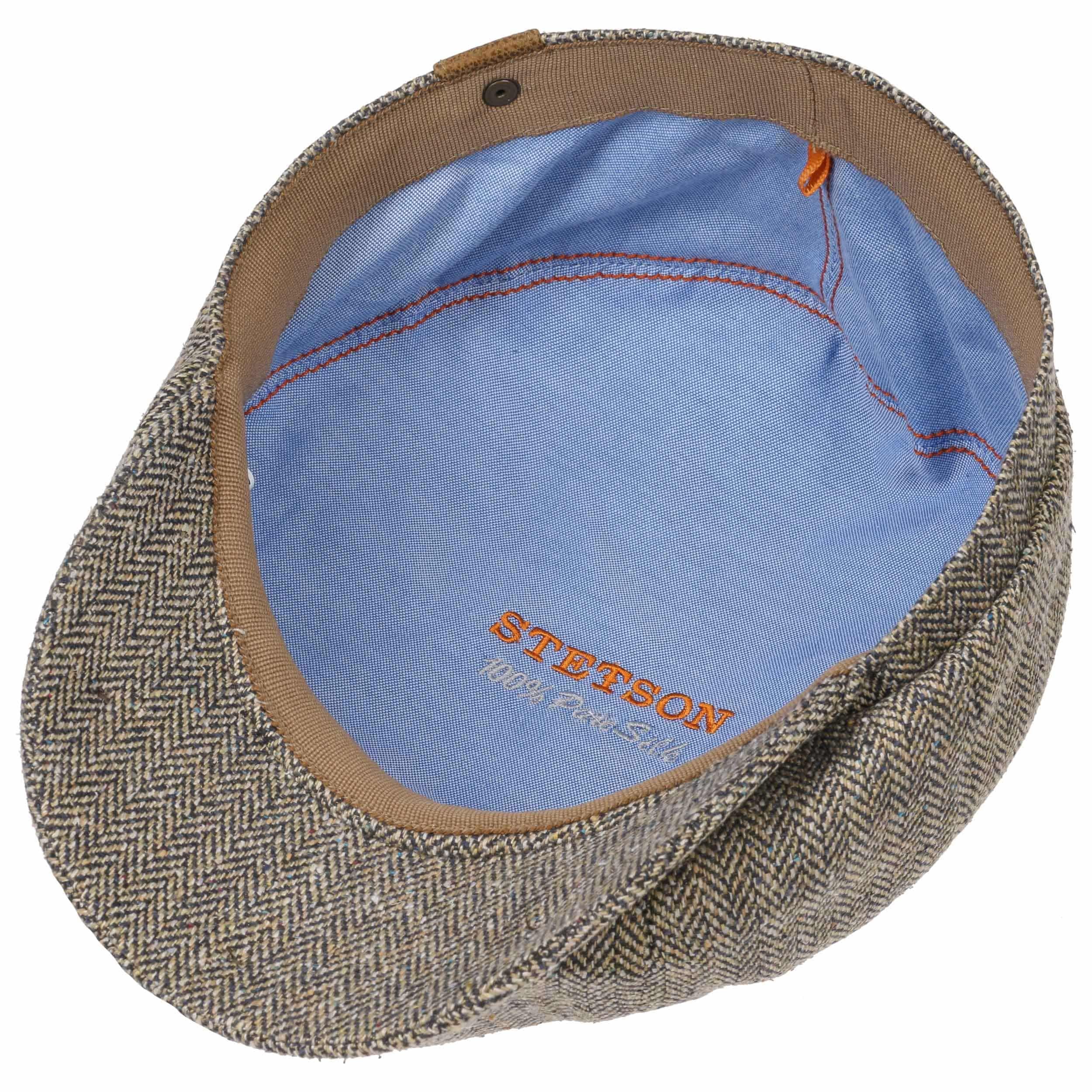 Hatteras Zijde Flat Cap by Stetson - € 139,00
