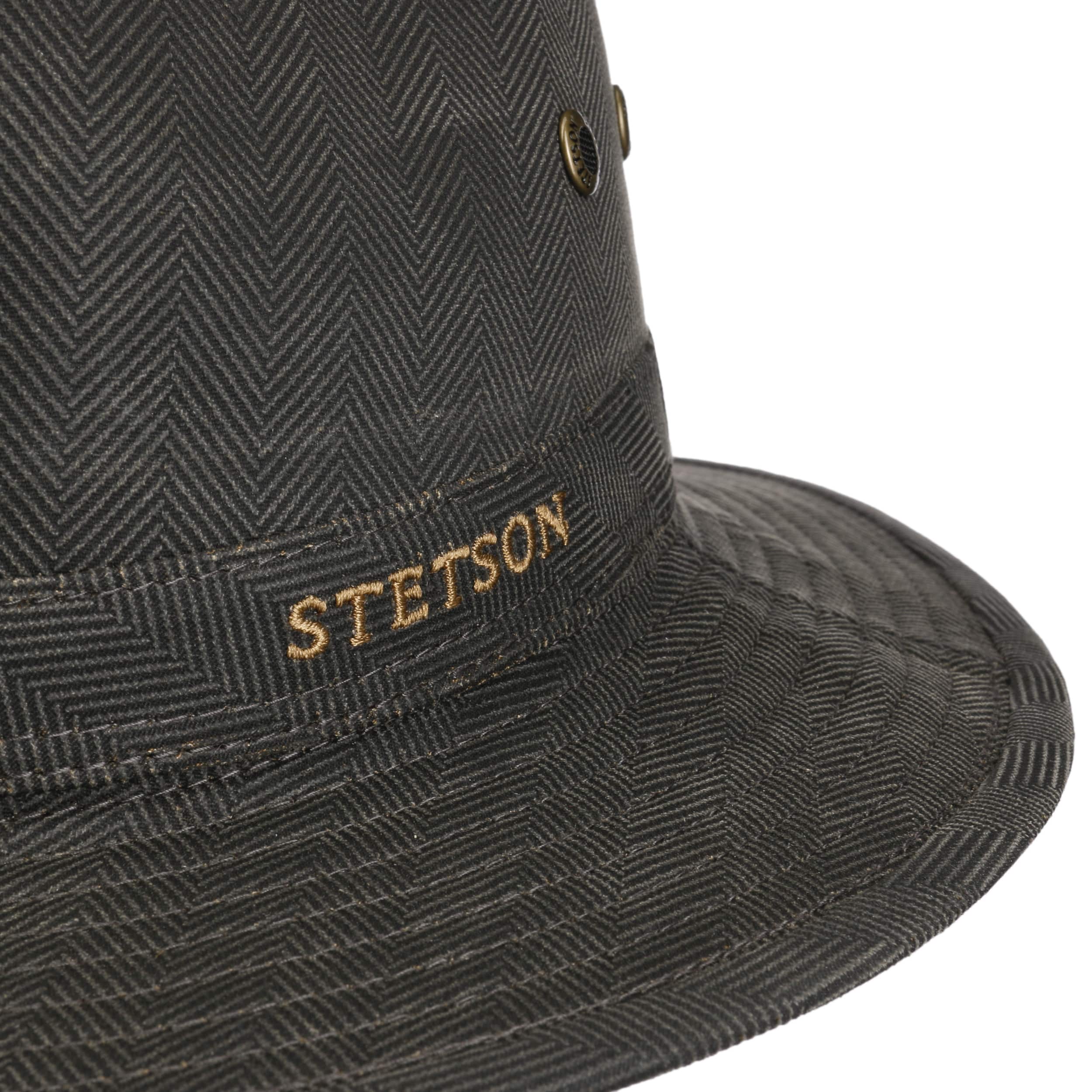 Herringbone Traveller Stoffen Hoed by Stetson - € 79,00