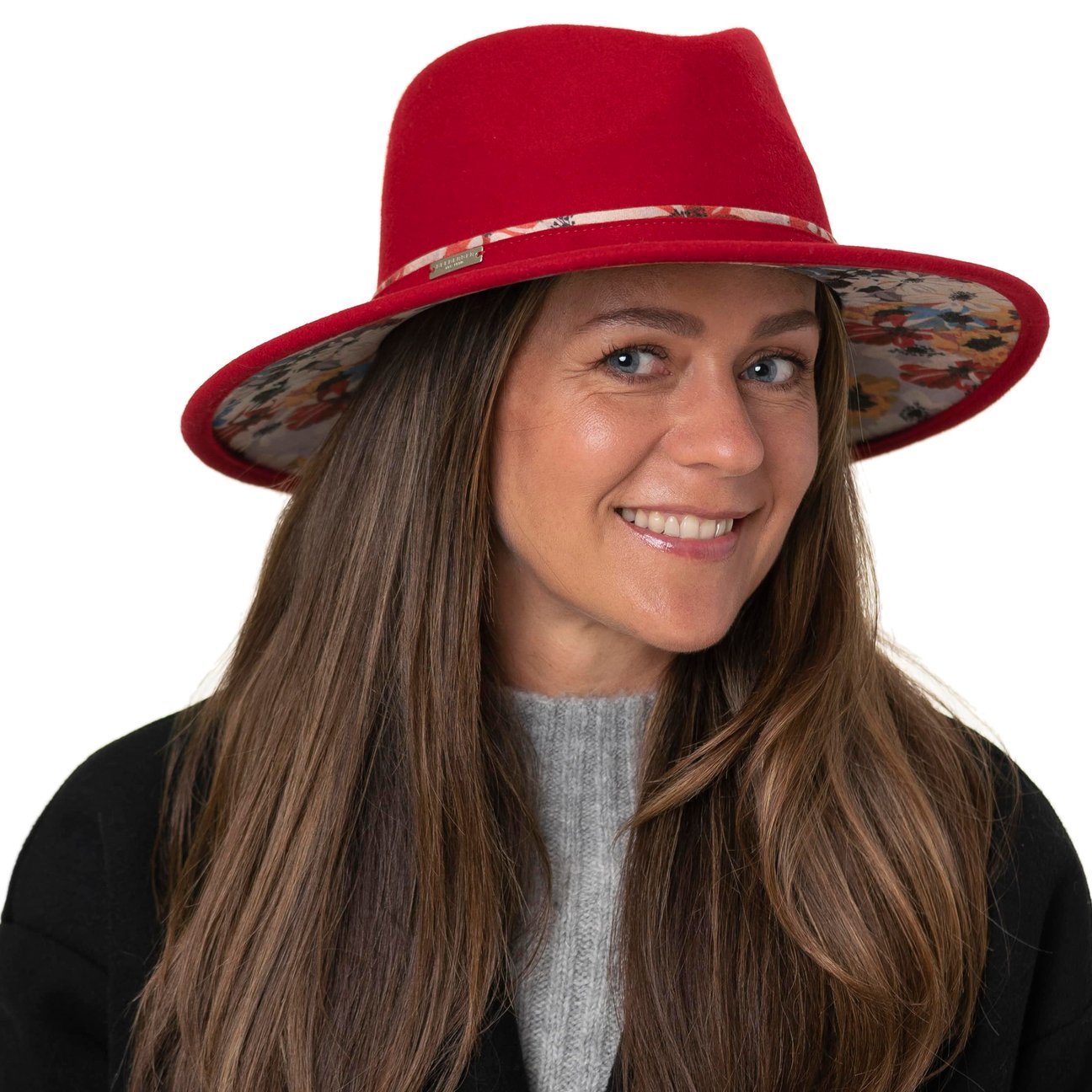 Jonia Floral Underbrim Vilthoed by Seeberger - € 89,95