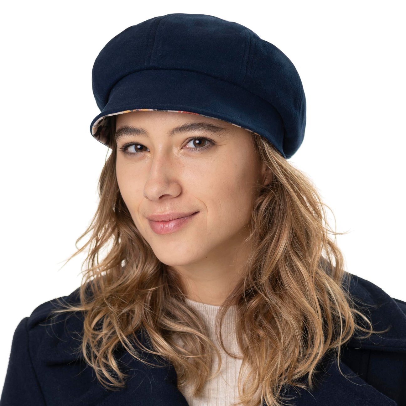 Jonia Omkeerbare Newsboy Pet by Seeberger - € 34,95