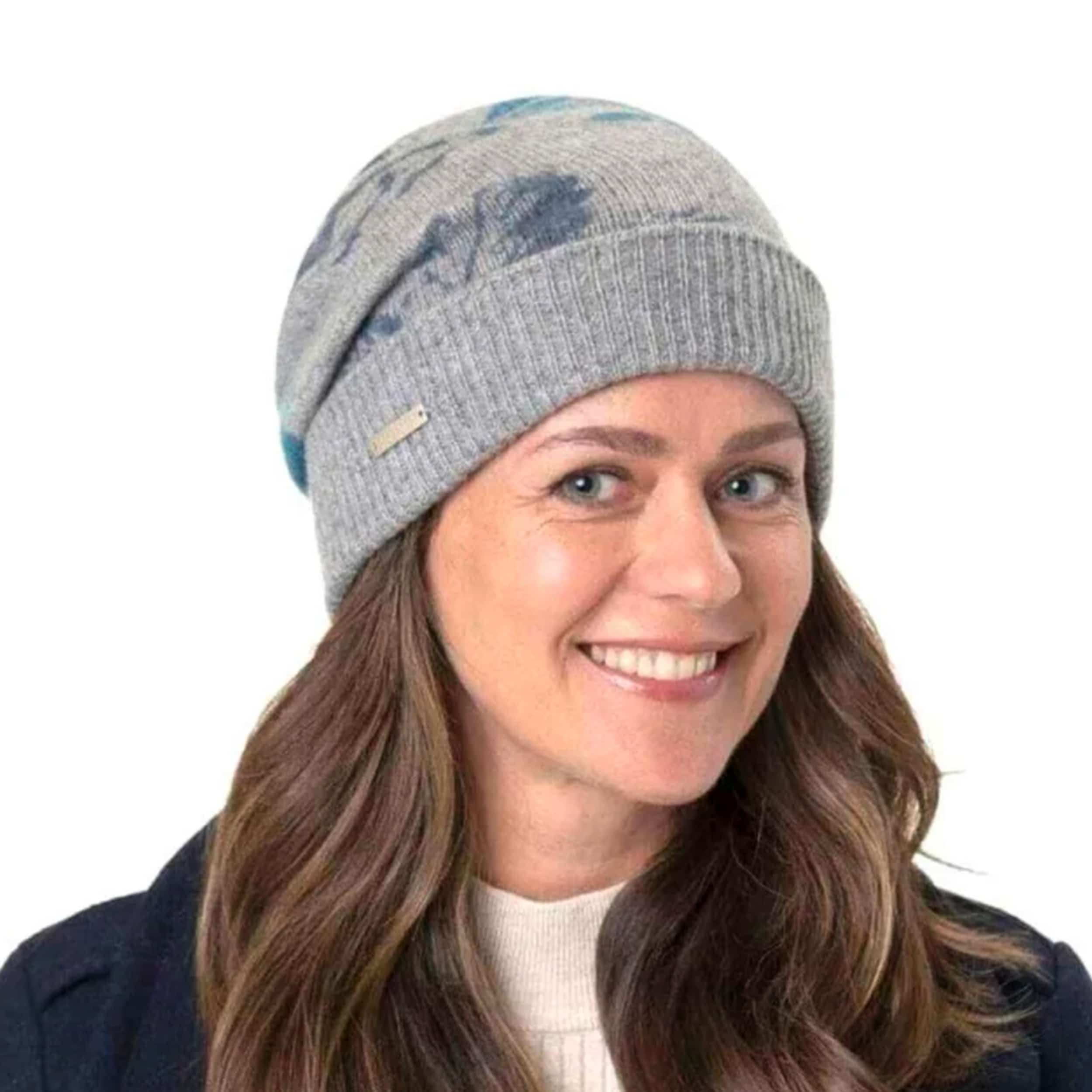 Kasjmier Flower Beanie Muts by Seeberger - € 109,00