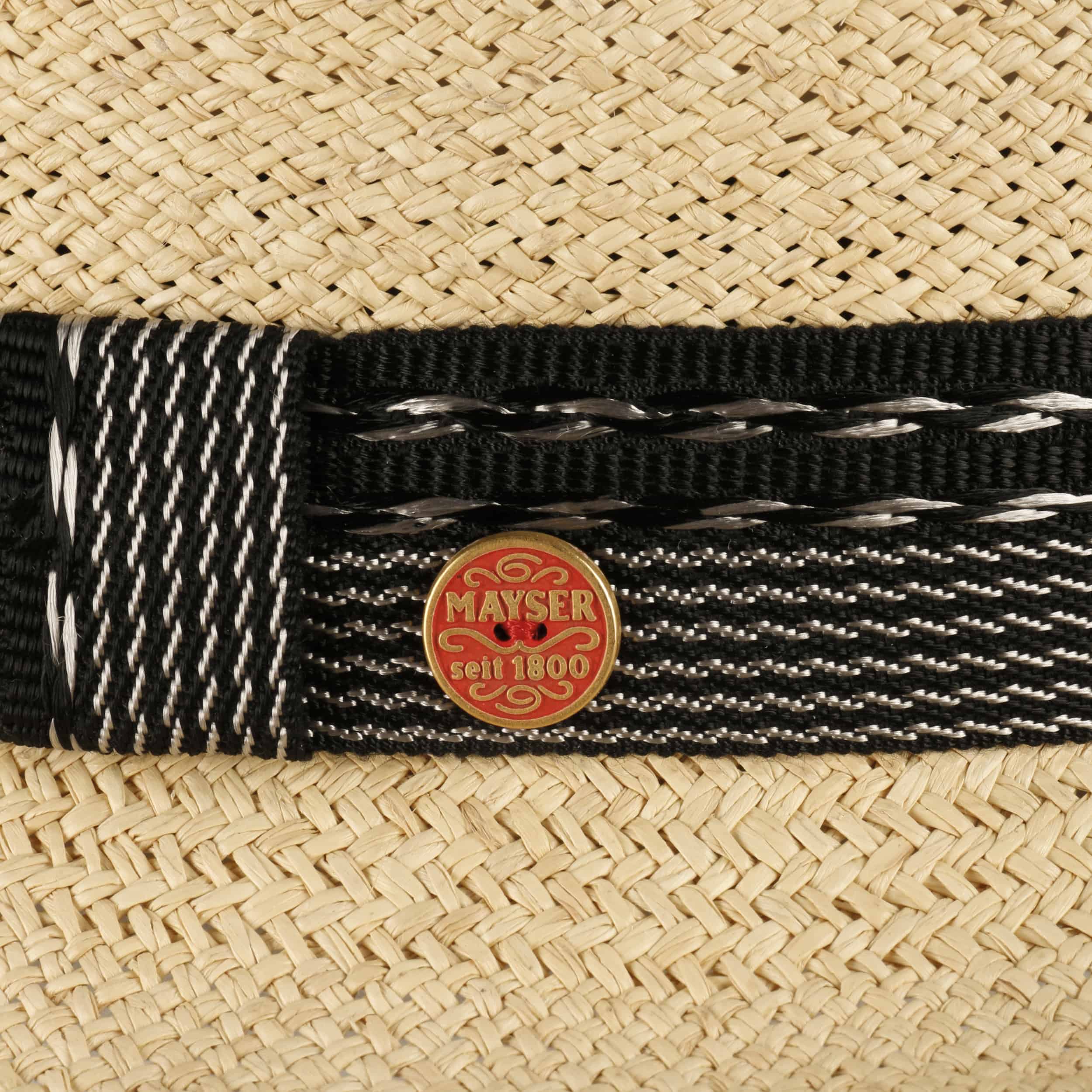 Luc Striped Band Panamahoed by Mayser - € 79,00