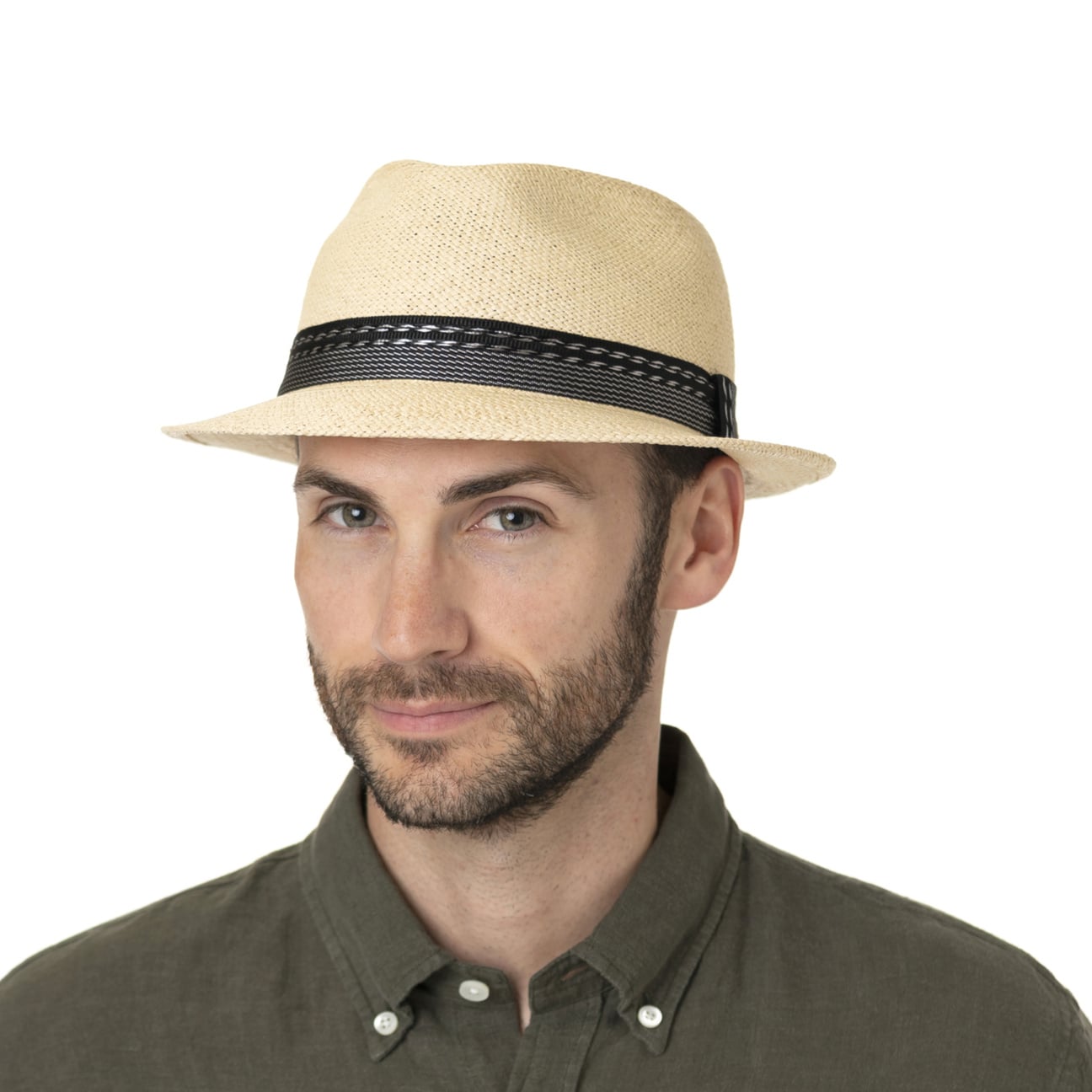 Luc Striped Band Panamahoed by Mayser - € 79,00