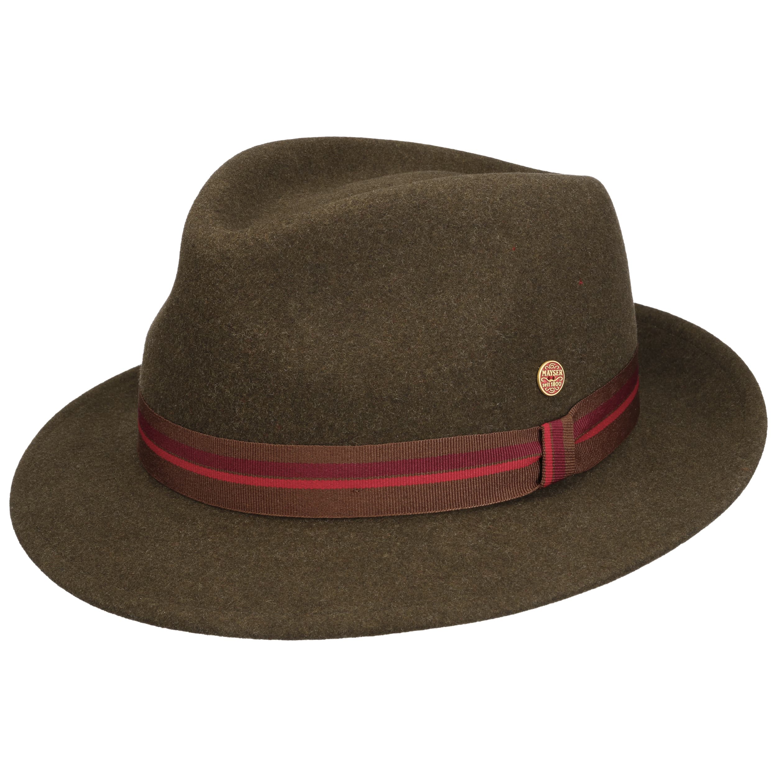 Maleo Stripes Trilby Wollen Hoed by Mayser - € 149,00