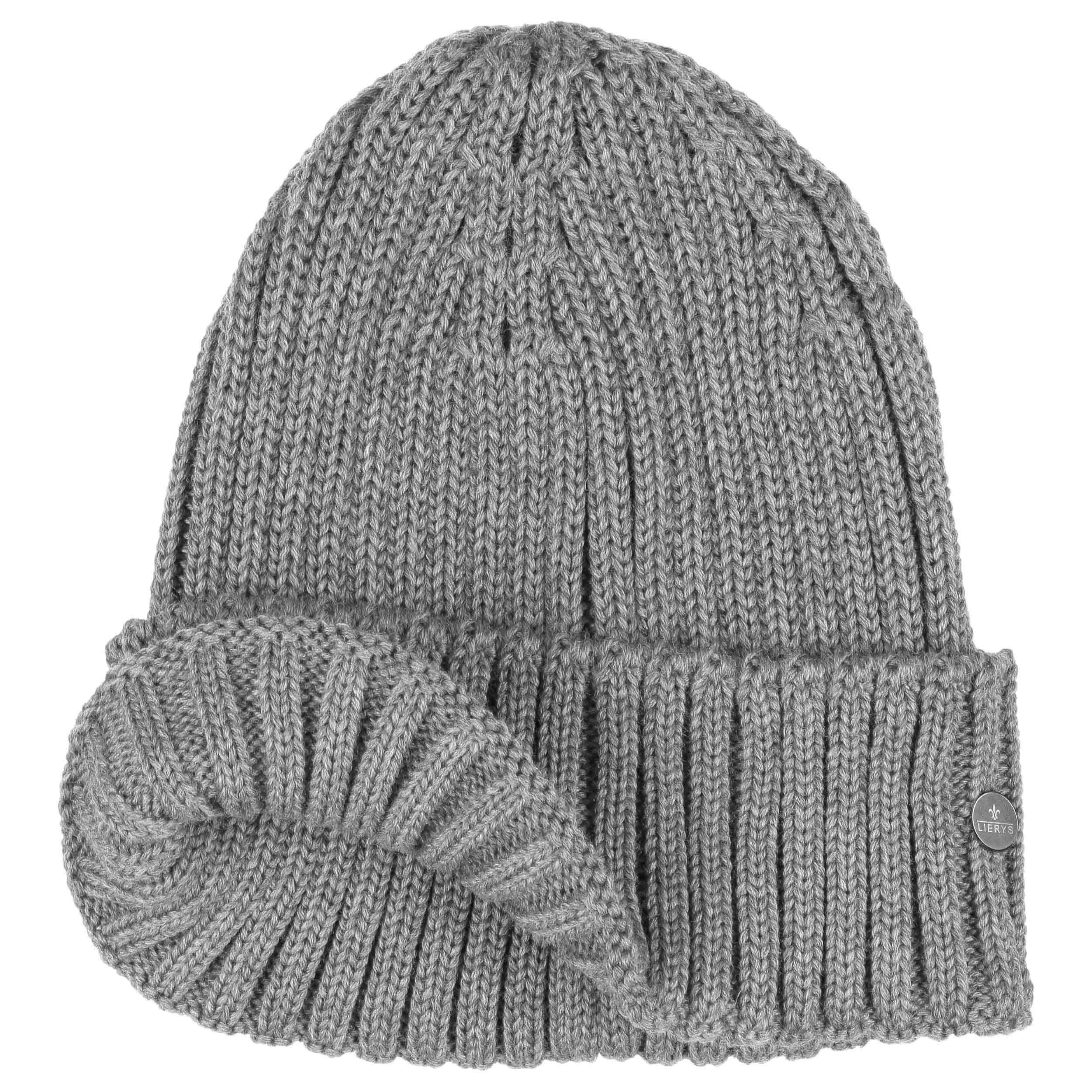 Merino Rib Knit Gebreide Muts by Lierys - € 59,95