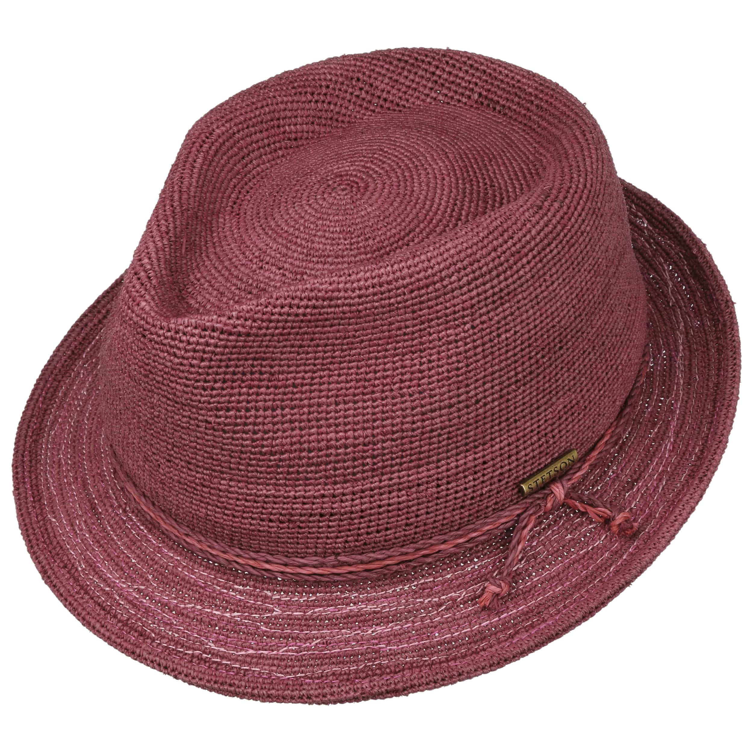 Mivella Crochet Trilby Raffia Hoed by Stetson --> Hoeden, mutsen ...