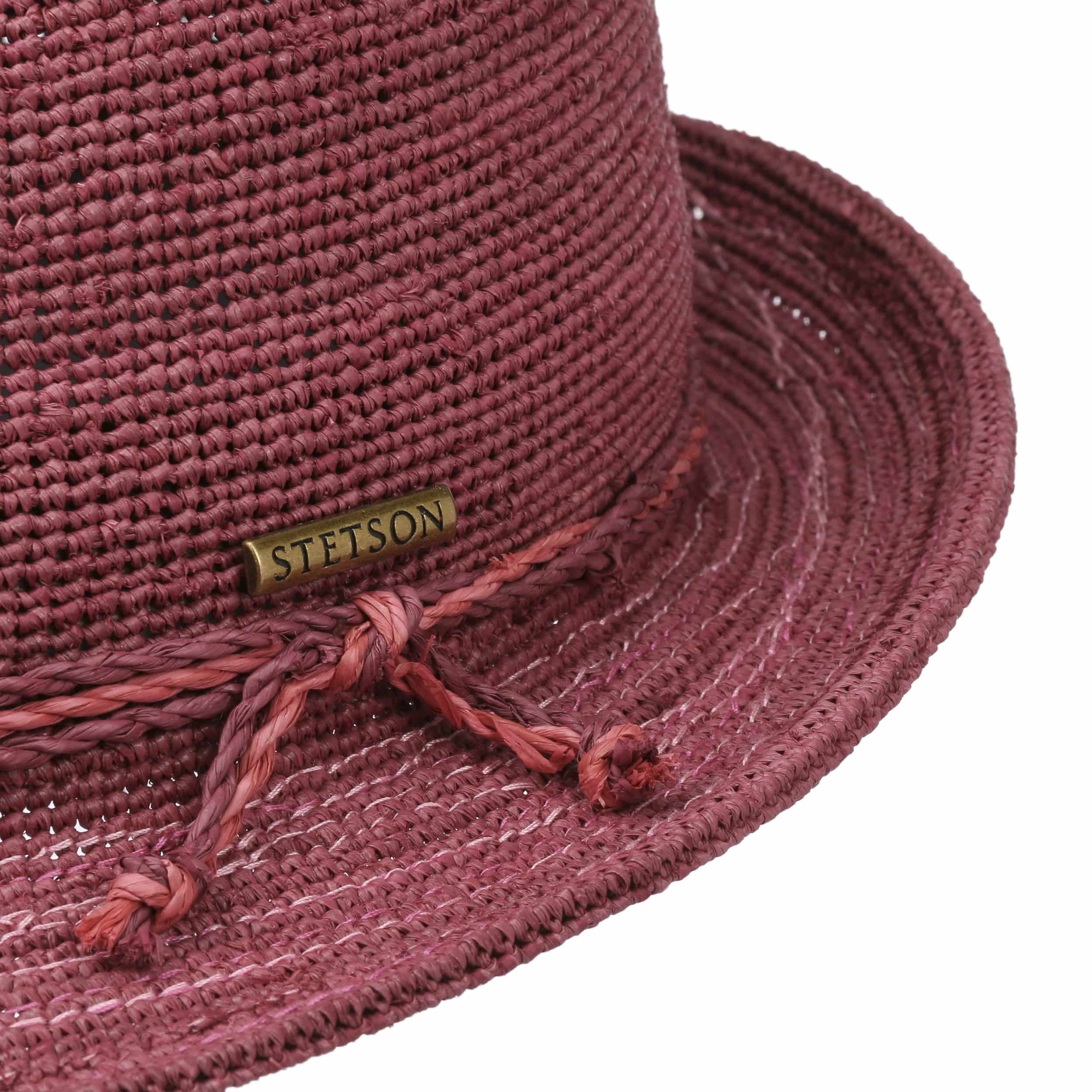 Mivella Crochet Trilby Raffia Hoed by Stetson --> Hoeden, mutsen ...