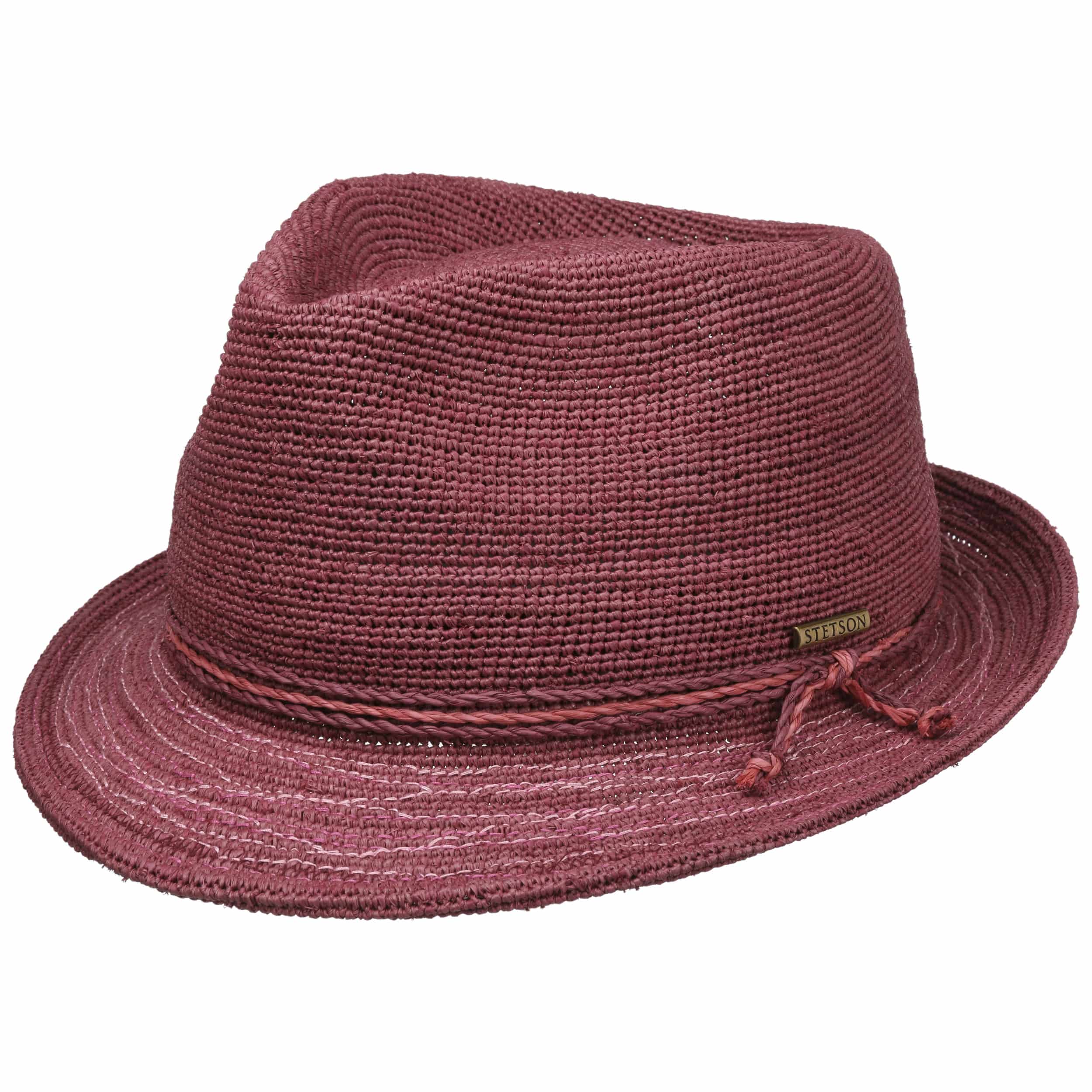Mivella Crochet Trilby Raffia Hoed by Stetson --> Hoeden, mutsen ...
