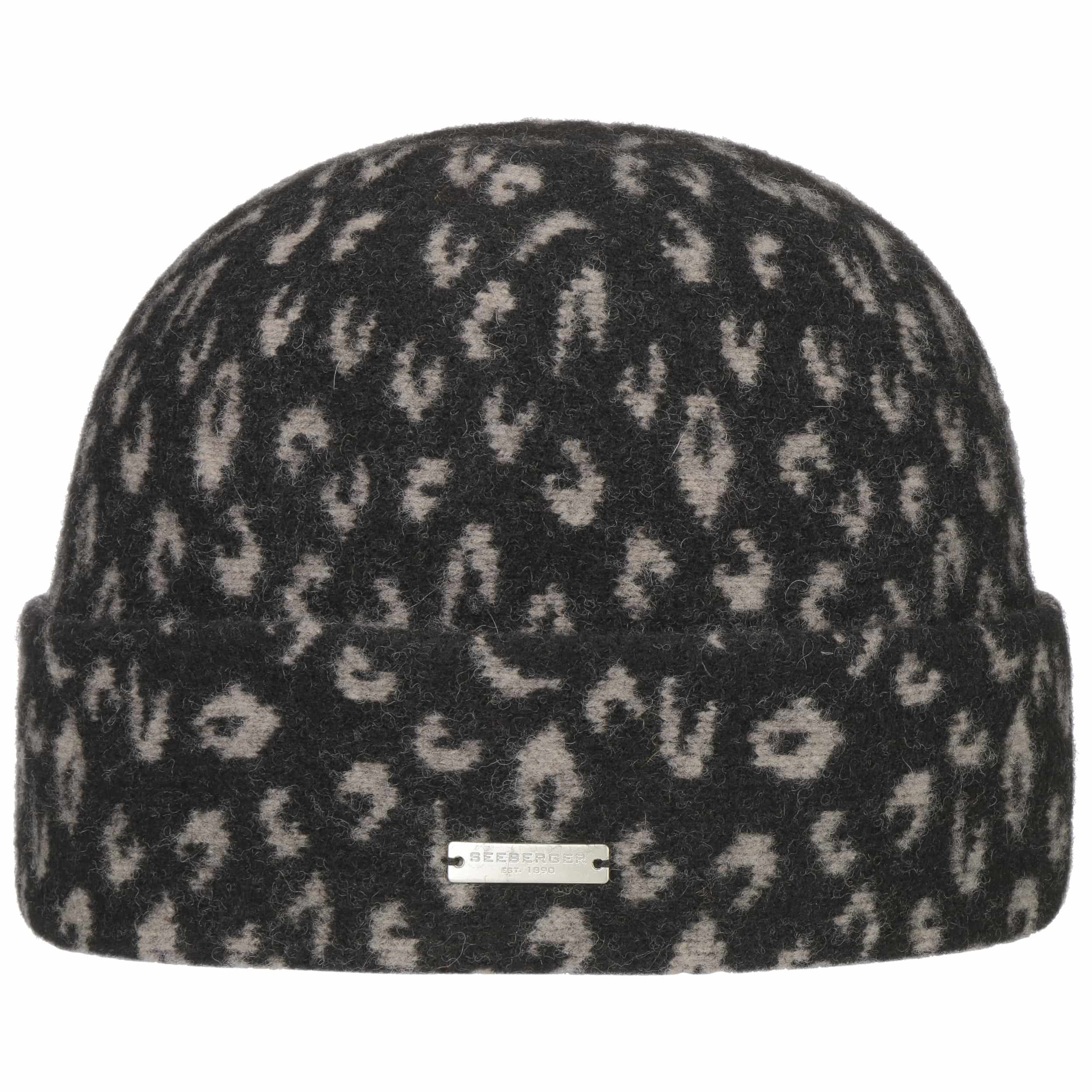 Muts van Gevilte Wol Luipaard Motief by Seeberger - € 29,95