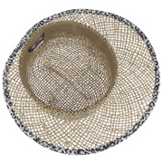 Stro Visor met Luipaard Band by Seeberger - € 39,95