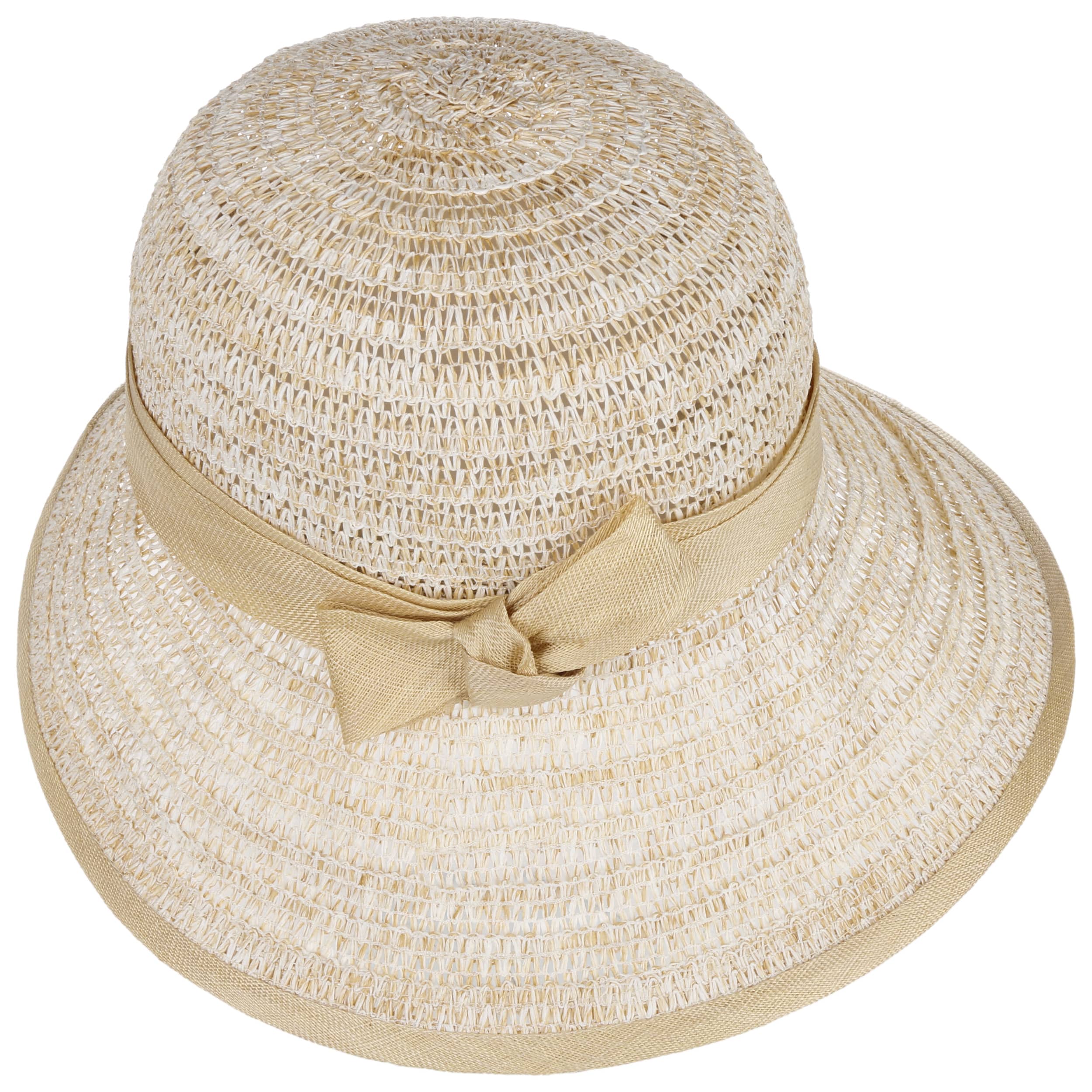 Strohoed met Sinamay Strikje by Seeberger - € 159,00