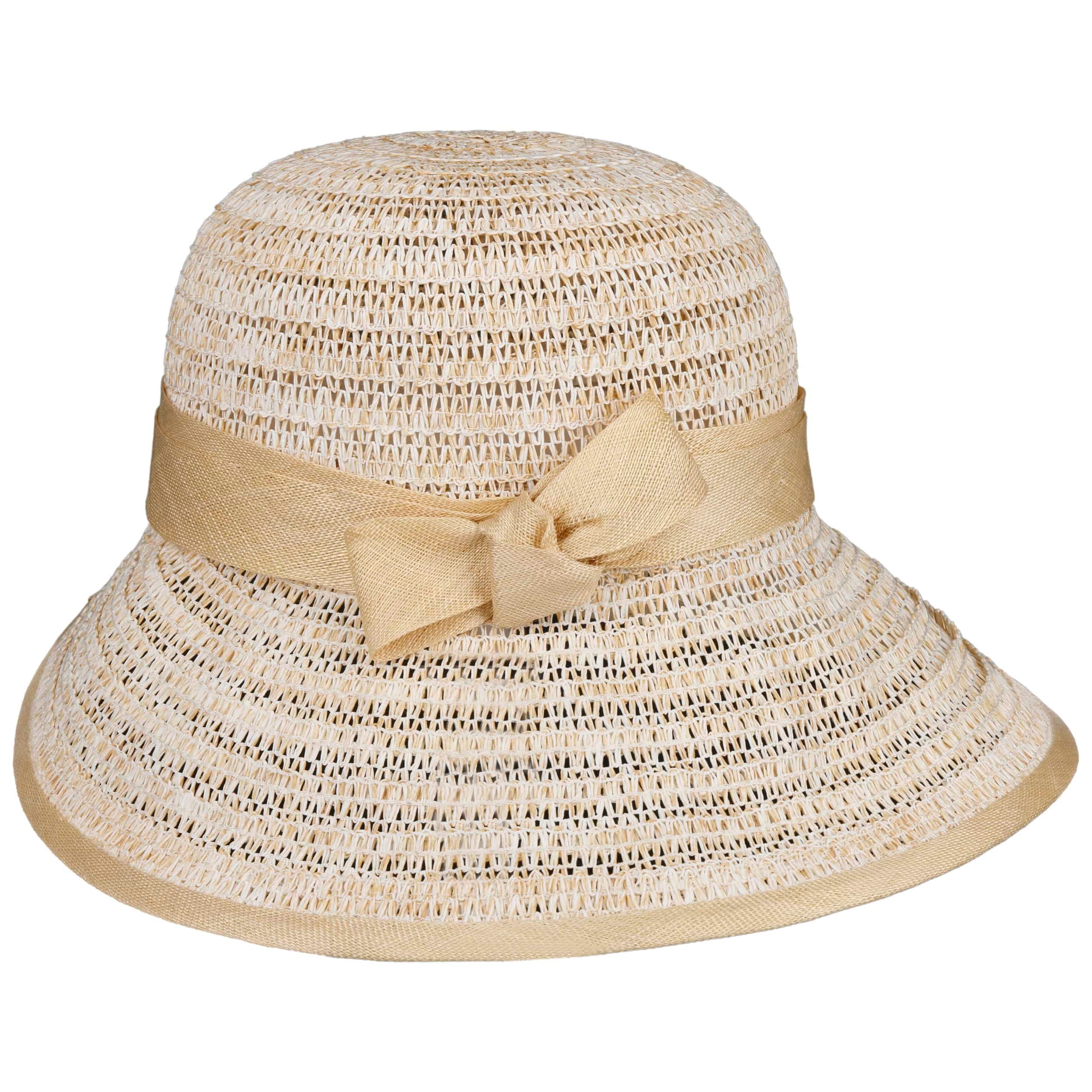 Strohoed met Sinamay Strikje by Seeberger - € 159,00