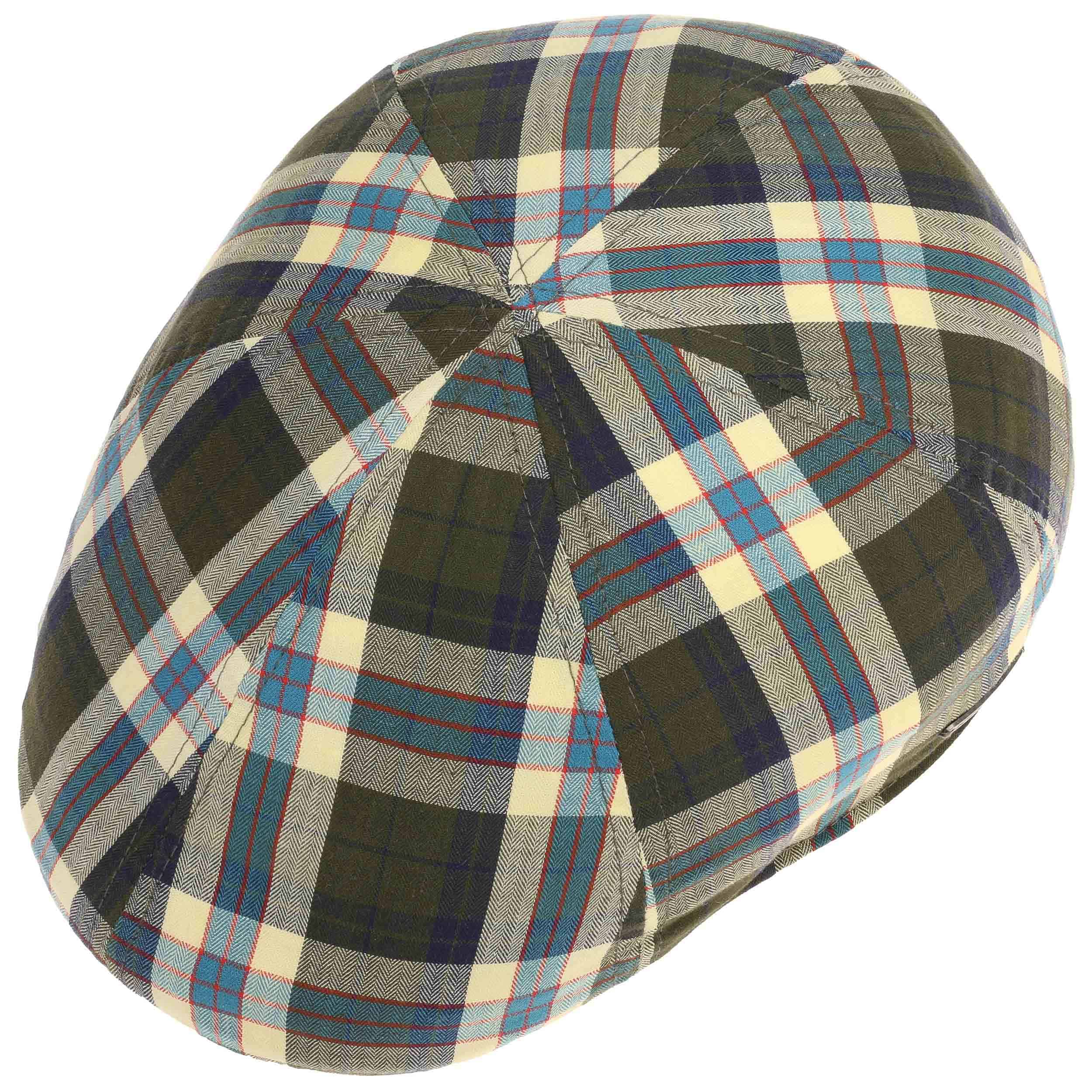 Texas Cotton Checked Flat Cap by Stetson - € 39,00