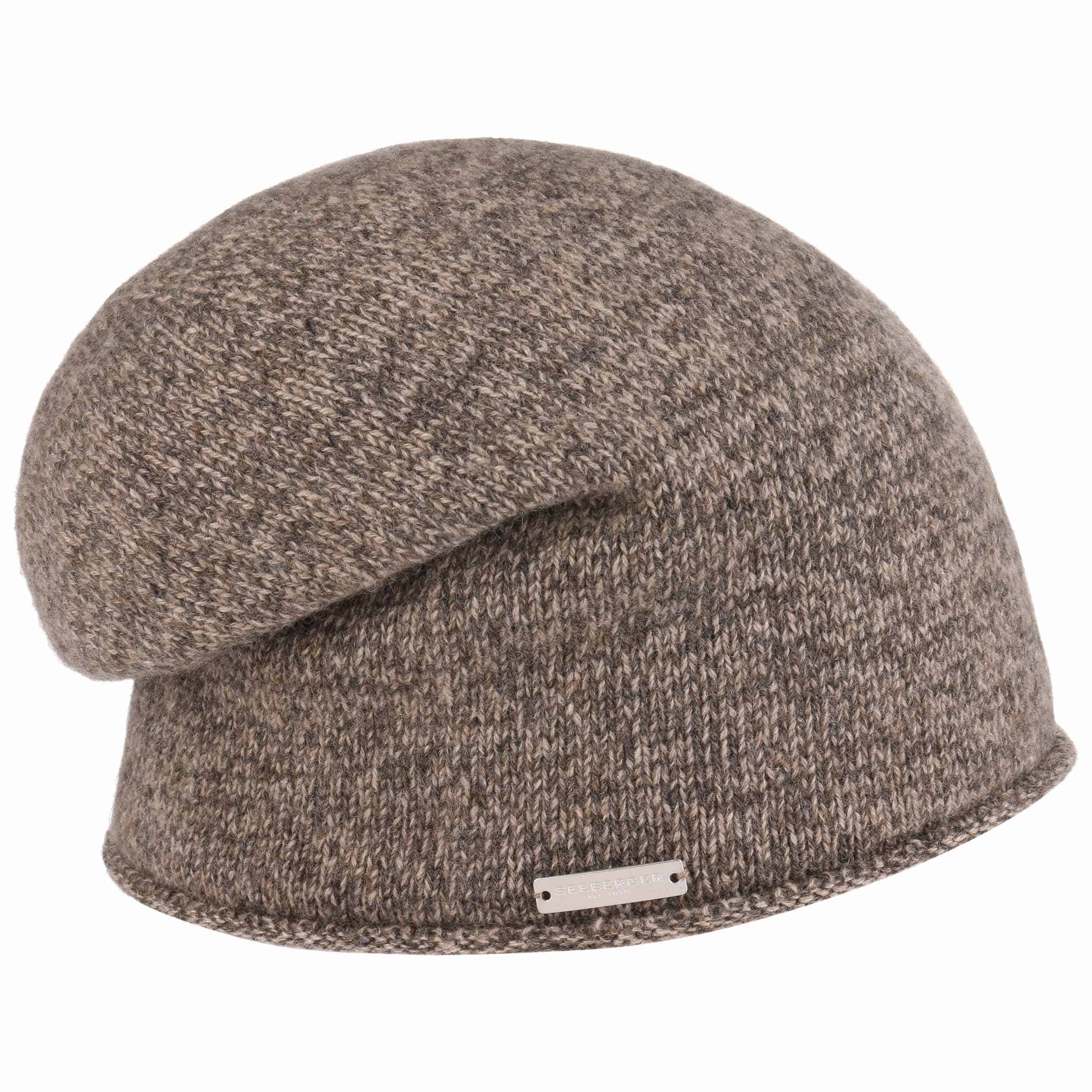 Twotone Cashmere Beanie Muts by Seeberger - € 69,95