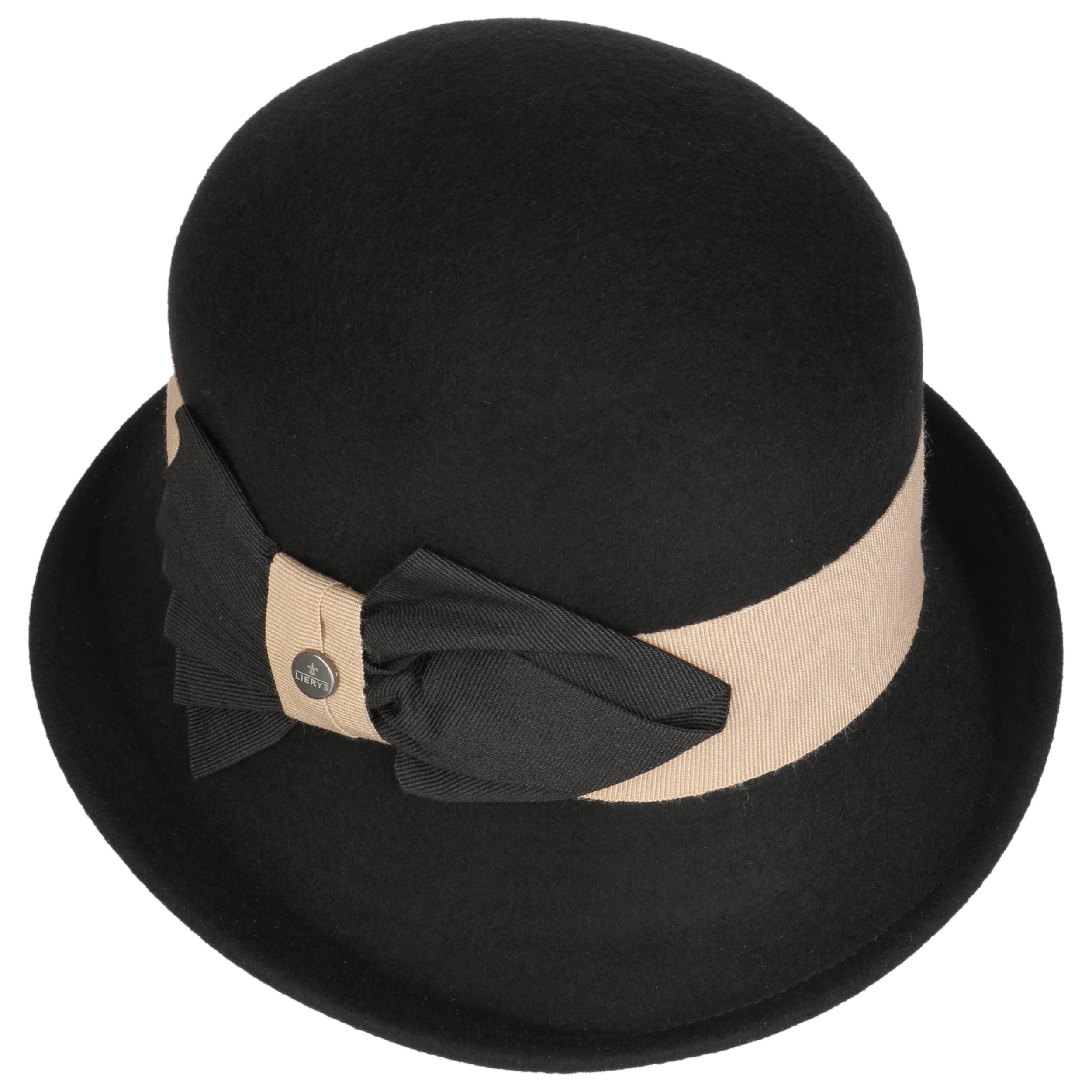 Twotone Wollen Hoed met Strikje by Lierys - € 79,95