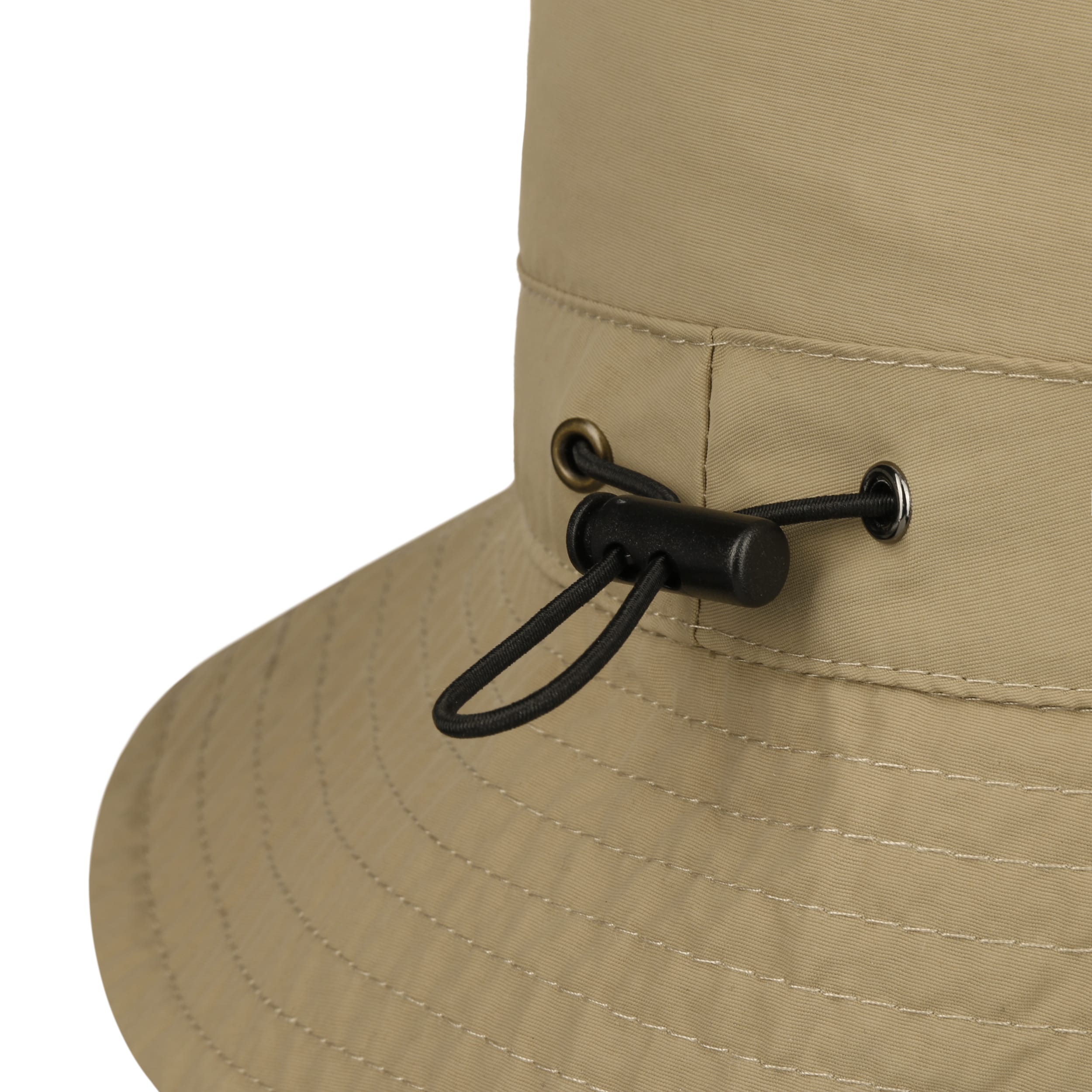 Uni Bucket Stoffen Hoed met Stormband by Lipodo - € 34,95