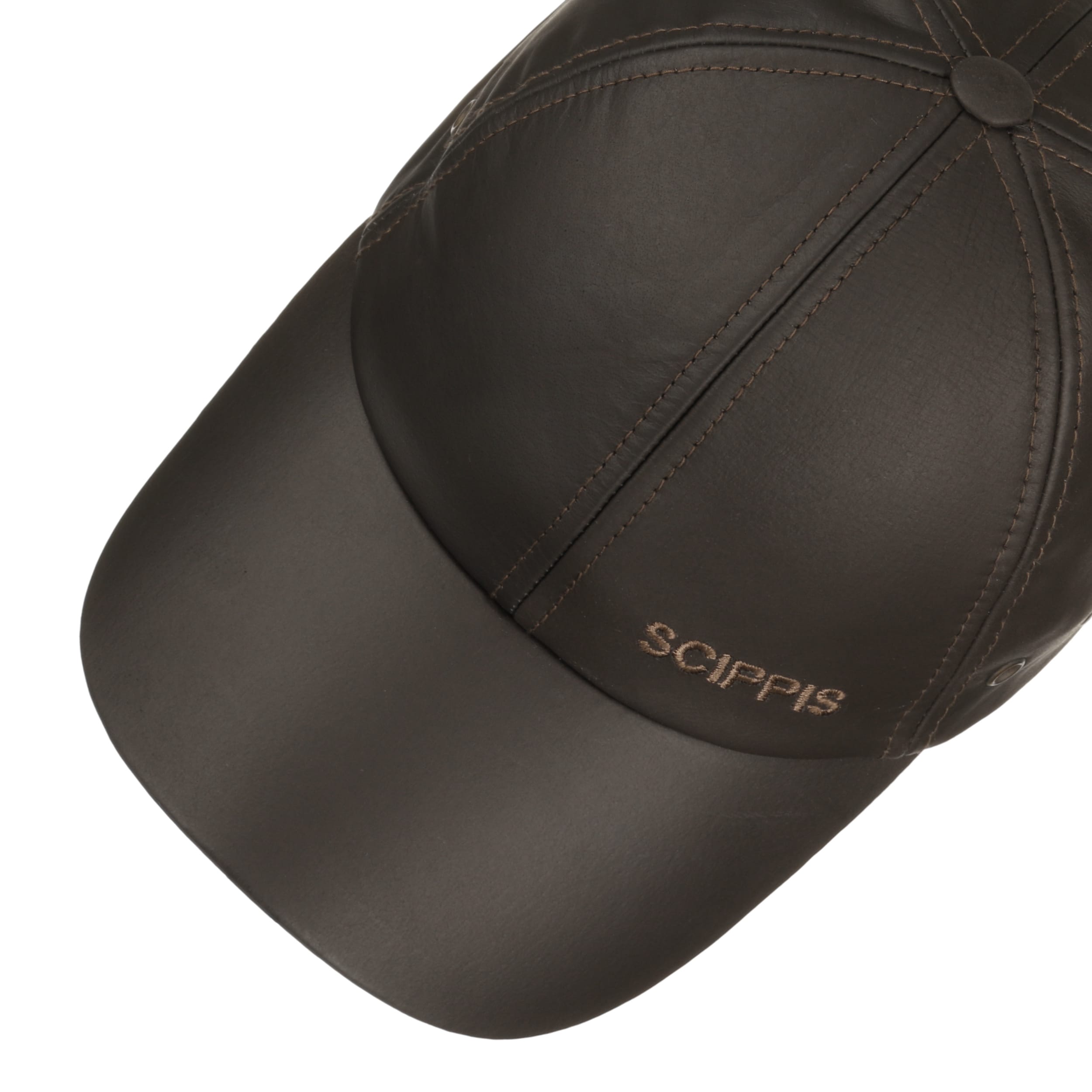 Uni Leren Cap by Scippis - € 49,99
