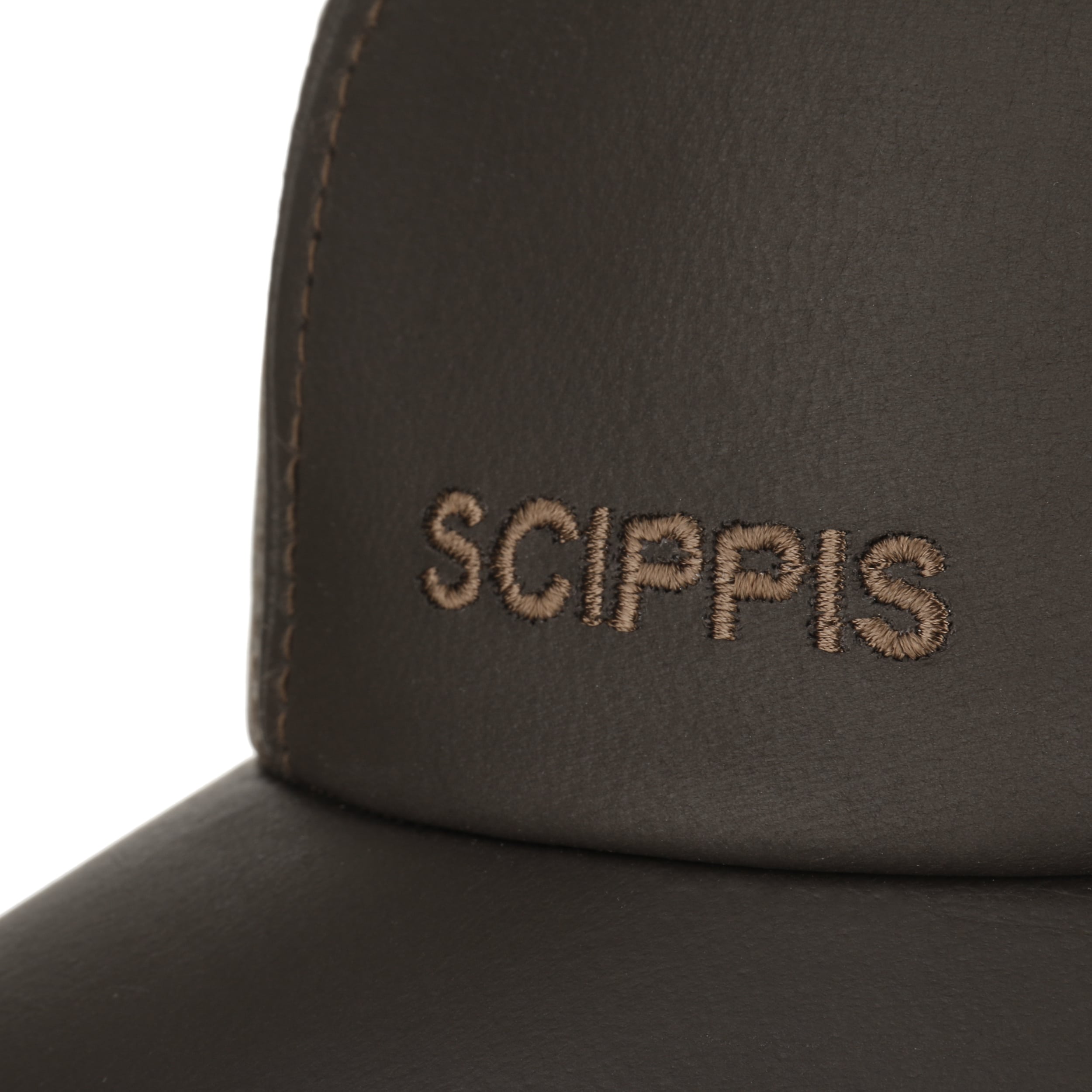 Uni Leren Cap by Scippis - € 49,99