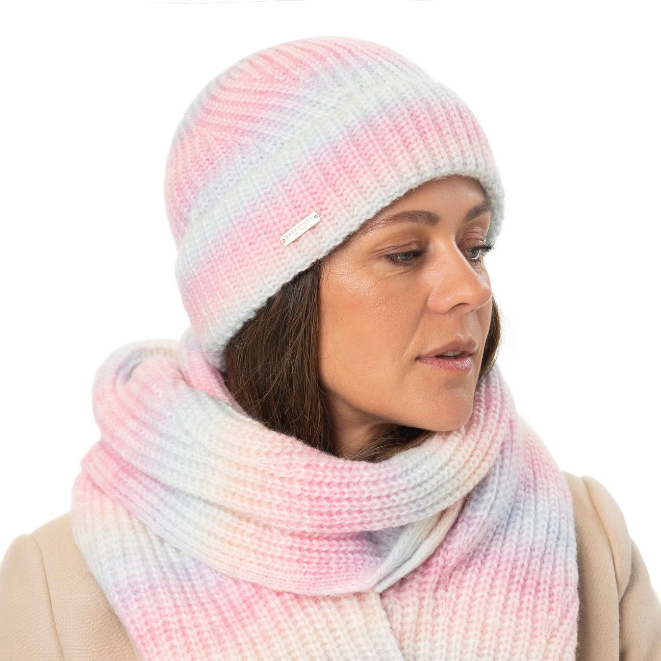 Vellavia Multicolour Beanie Muts by Seeberger - € 29,95
