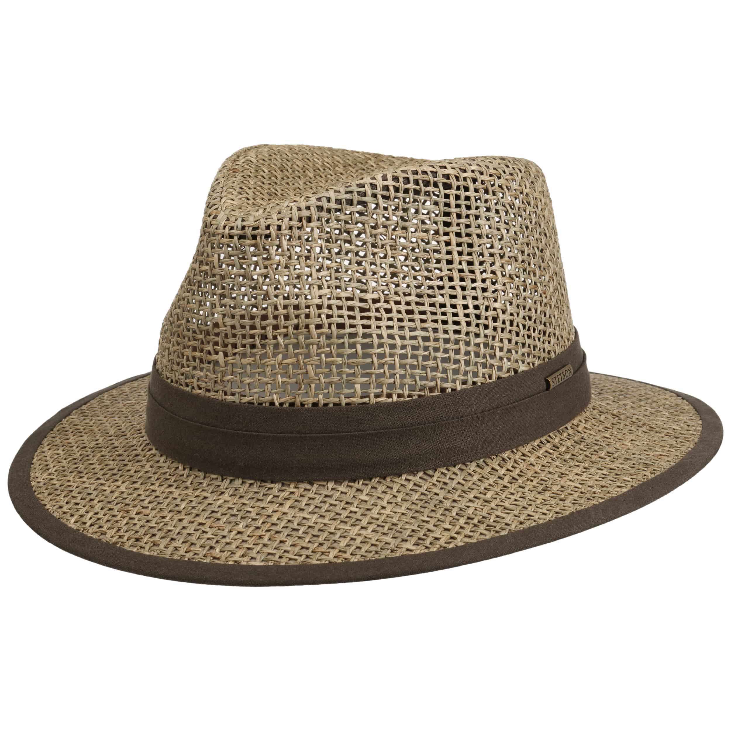 Vented Crown Zeegras Hoed by Stetson - € 99,00