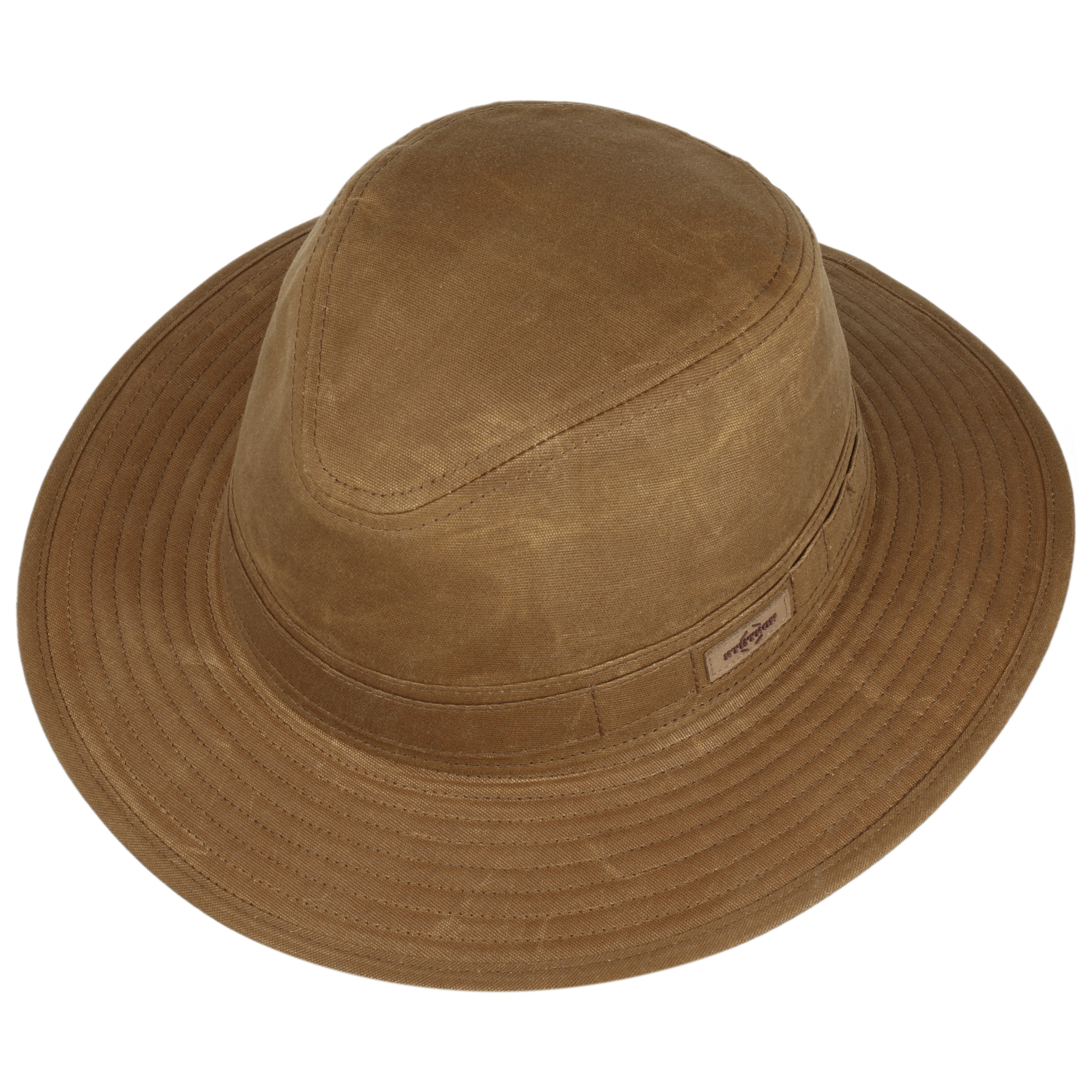 Vintage Wax Traveller Katoenen Hoed by Stetson - € 79,00