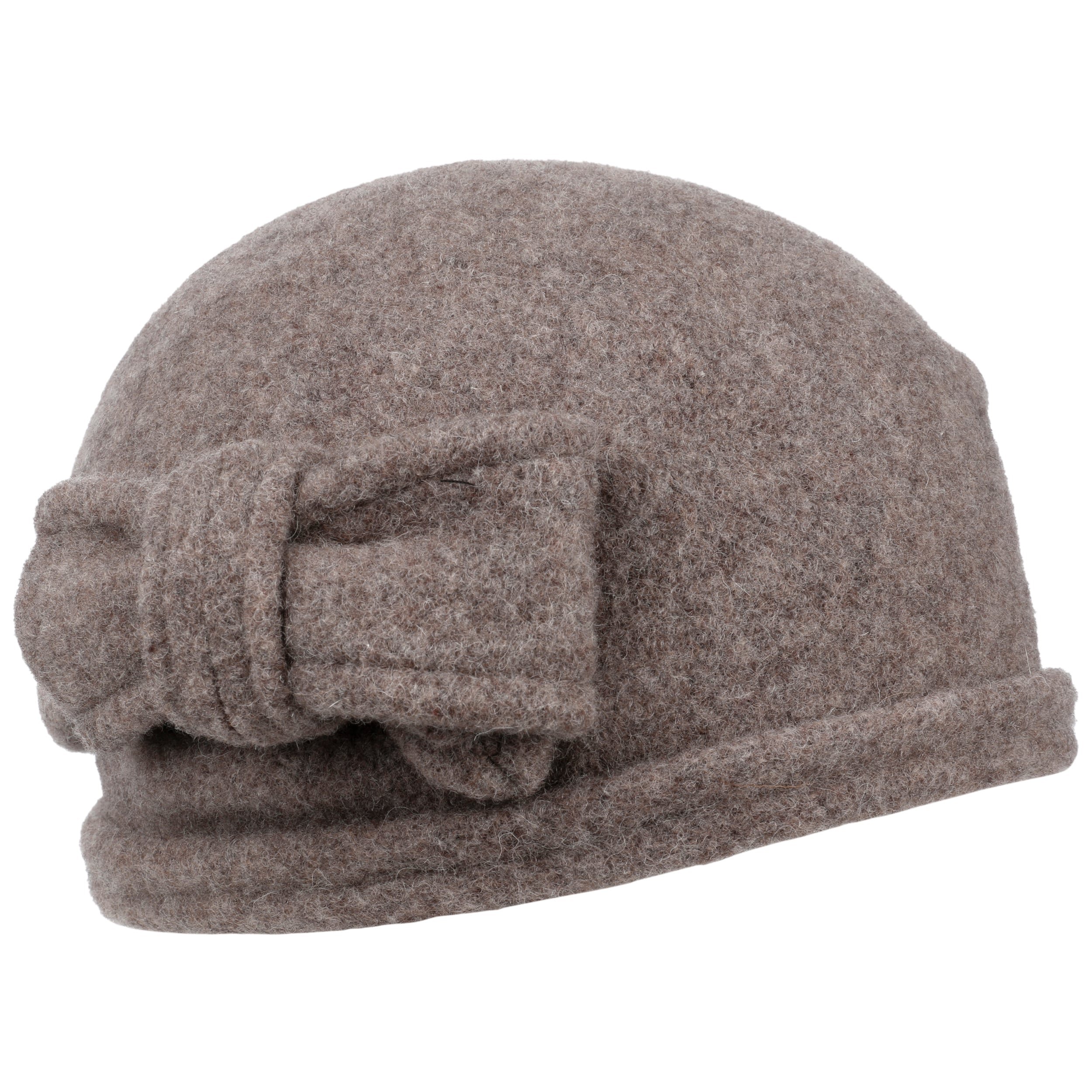 Walkloden Muts met Strikje by Seeberger - € 39,95