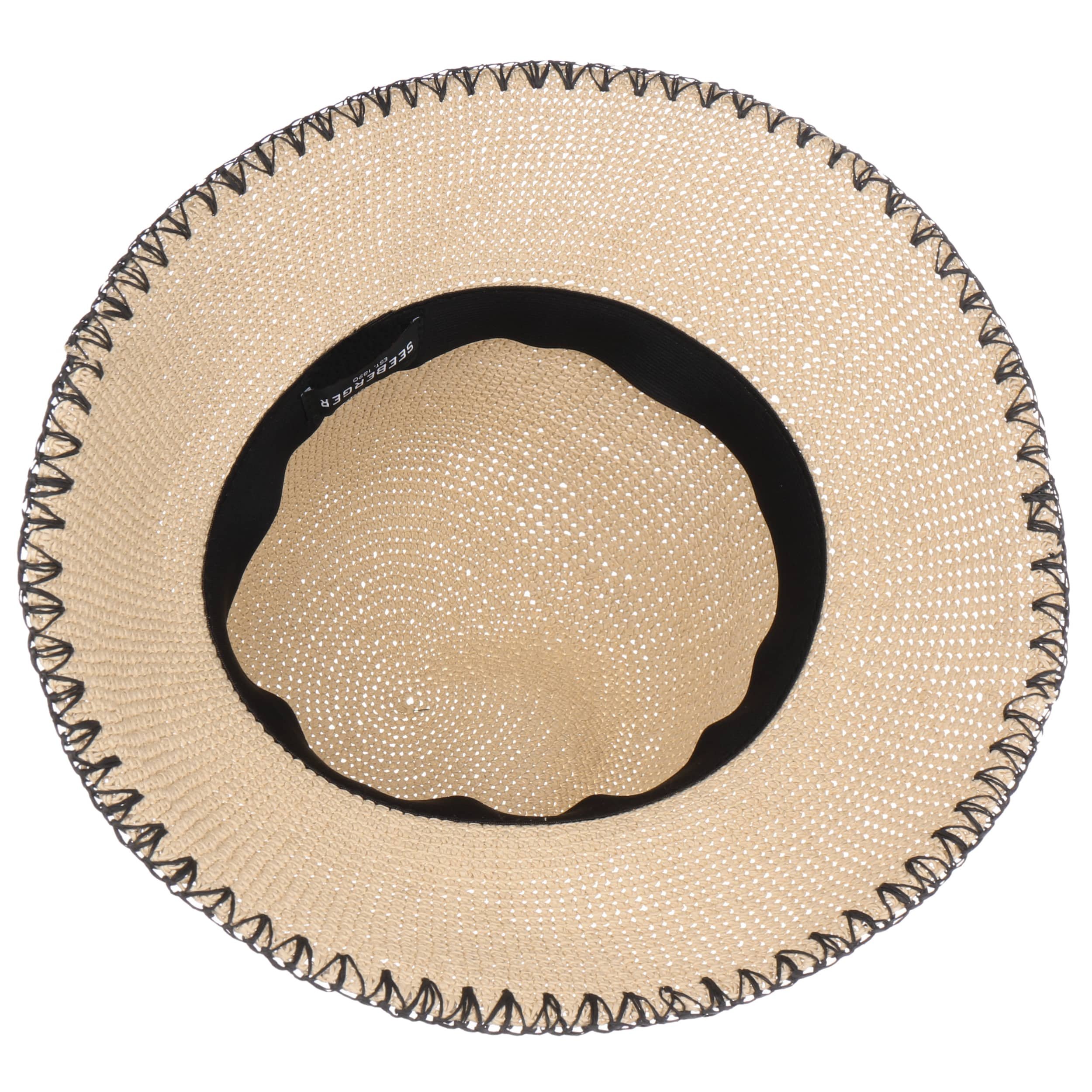 Wide Brim Cloche Strohoed by Seeberger - € 69,95