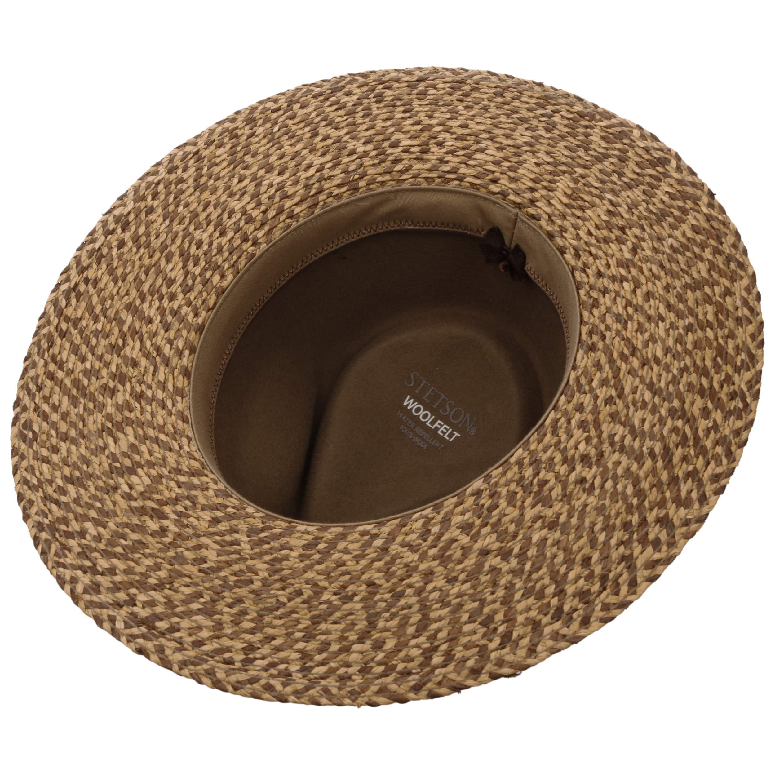 Wollen Hoed met Strooien Rand by Stetson - € 119,00