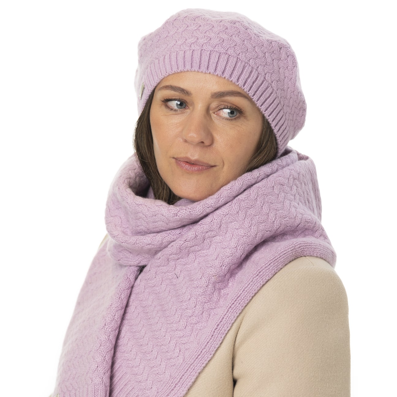 Yakina Merino Gebreide Alpinopet by Seeberger - € 59,95